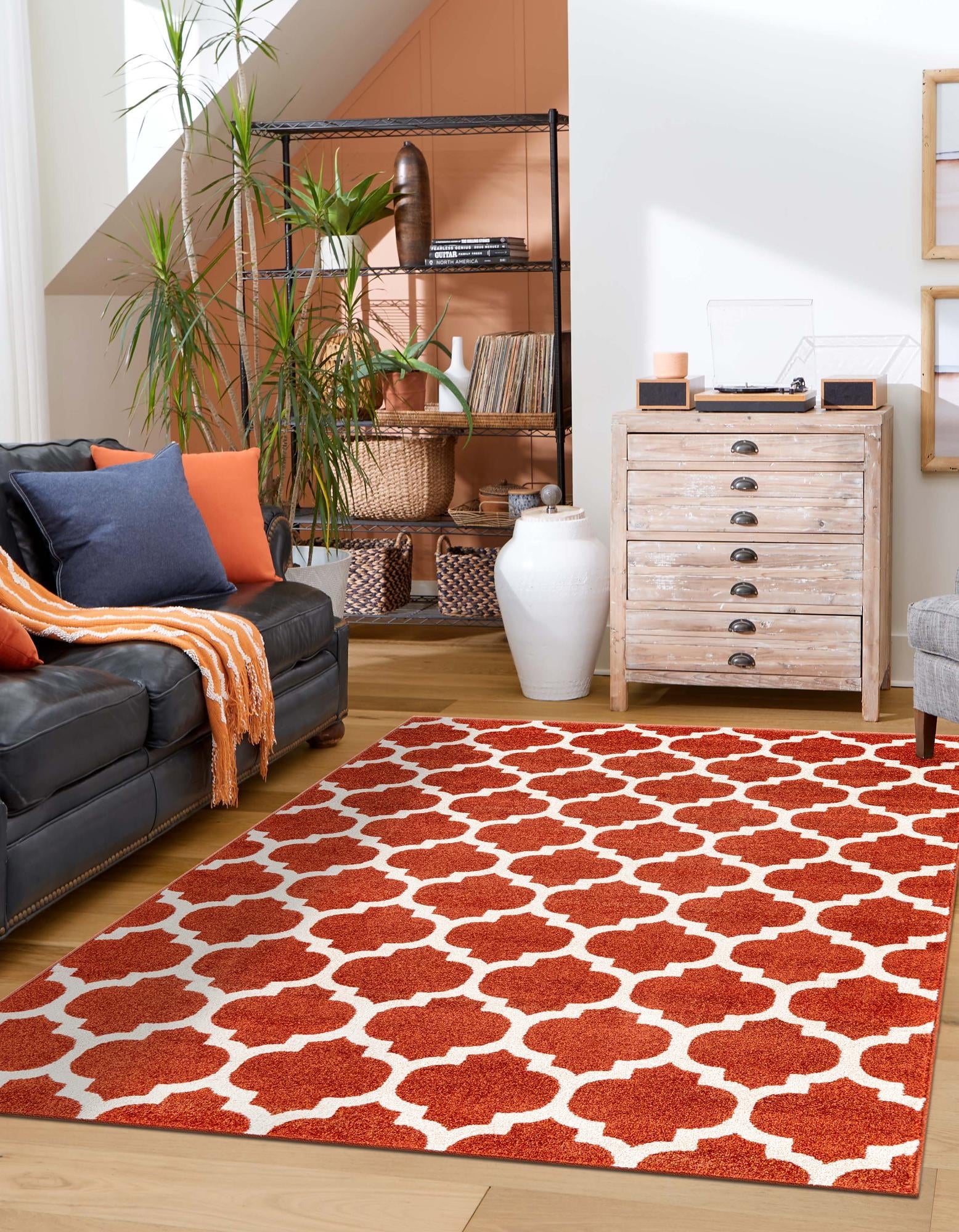 Unique Loom Trellis Collection Area Rug - Philadelphia (10' x 14 ...