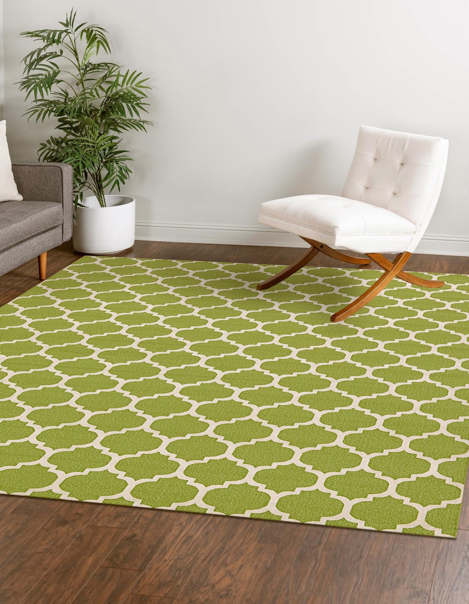 Unique Loom Trellis Collection Area Rug - Philadelphia (6' 1" Square ...