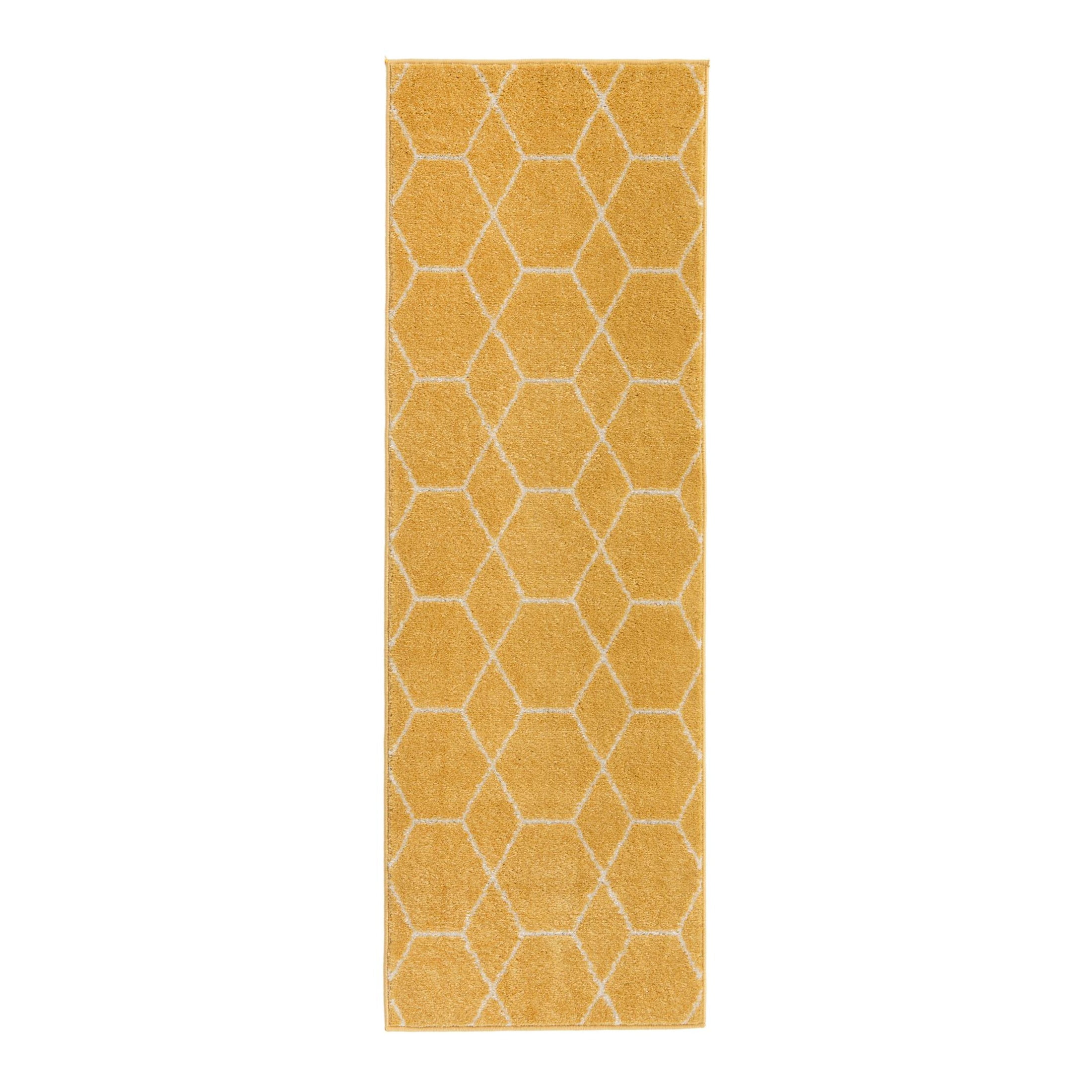 Unique Loom Trellis Frieze Collection Area Rug - Geometric (2' x 6' 1 ...