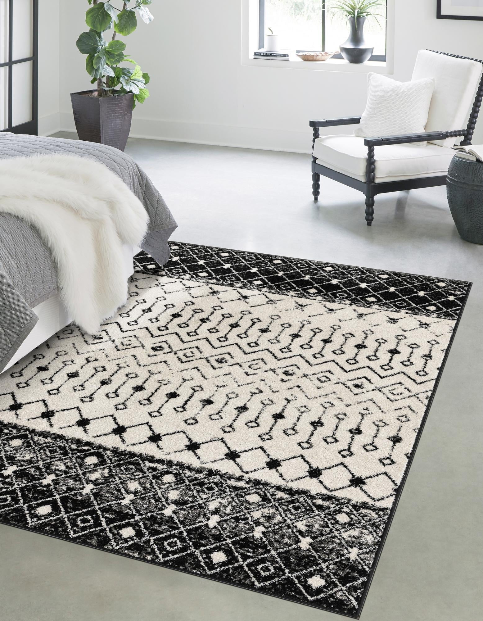 Unique Loom Tribal Trellis Collection Area Rug - Alami (10' 8" x 14 ...