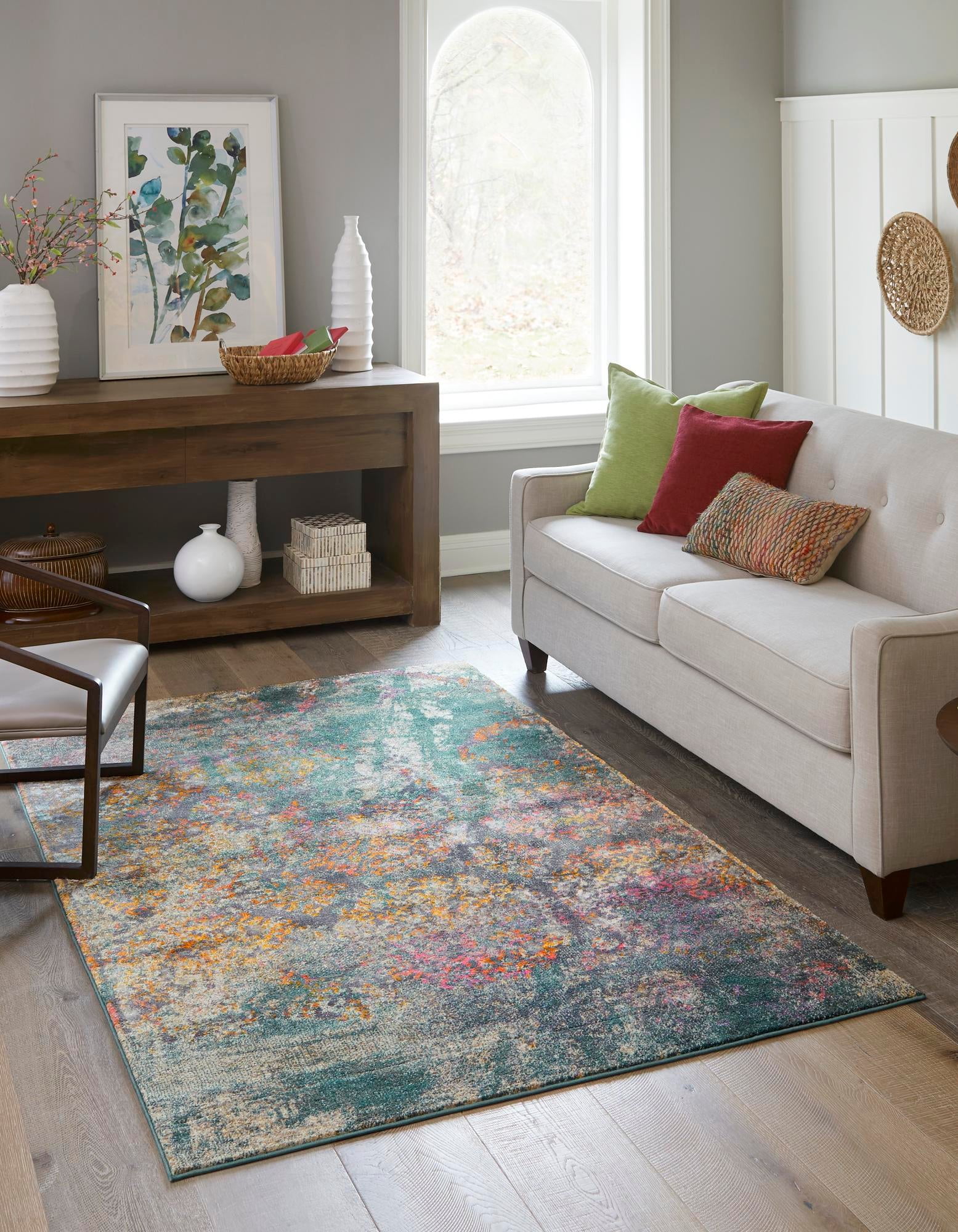 Unique Loom Uppsala Aurora Rug - Walmart.com