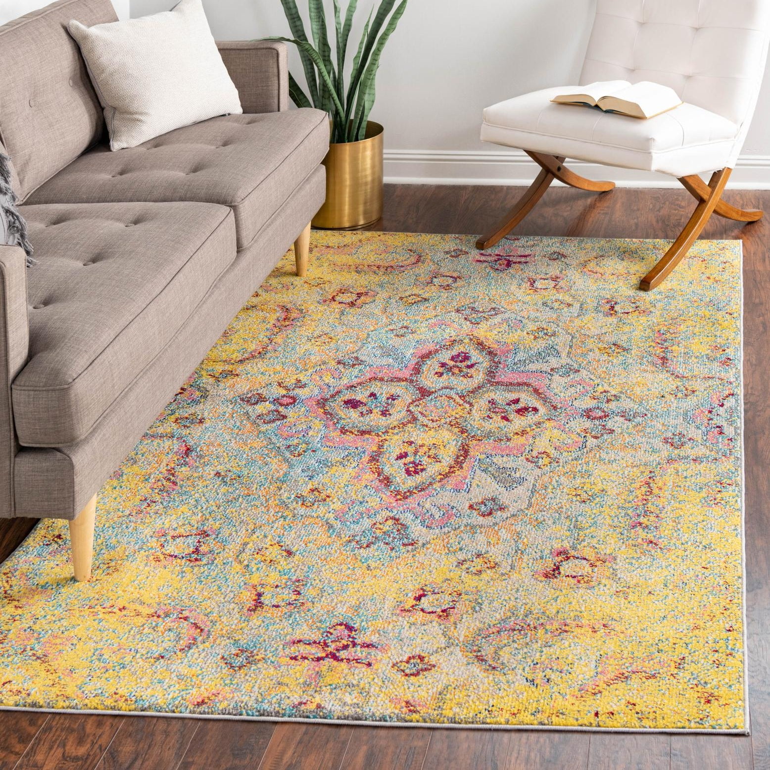 Unique Loom Vita Collection Area Rug - Van Gogh (10' 6" x 16' 5 ...