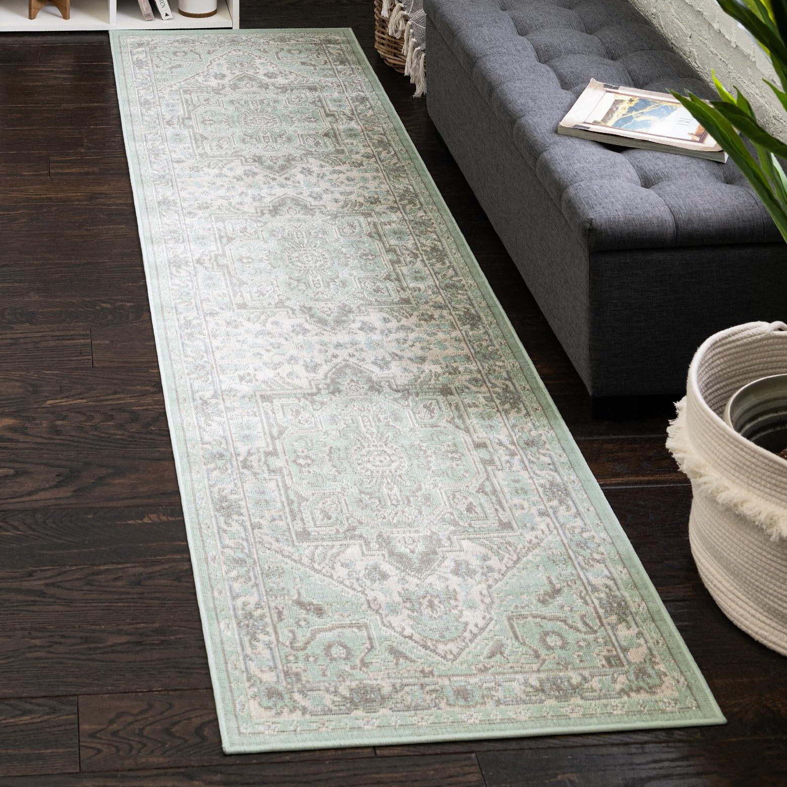 Unique Loom Whitney Collection Area Rug - Milano (2' 7" x 12' Runner ...