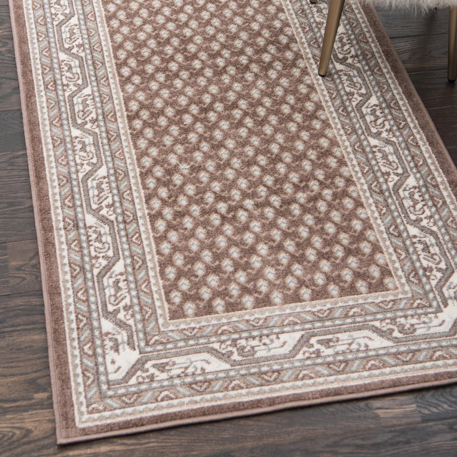 Unique Loom Williamsburg Collection Area Rug - Allover (2' 9" x 9' 10 ...