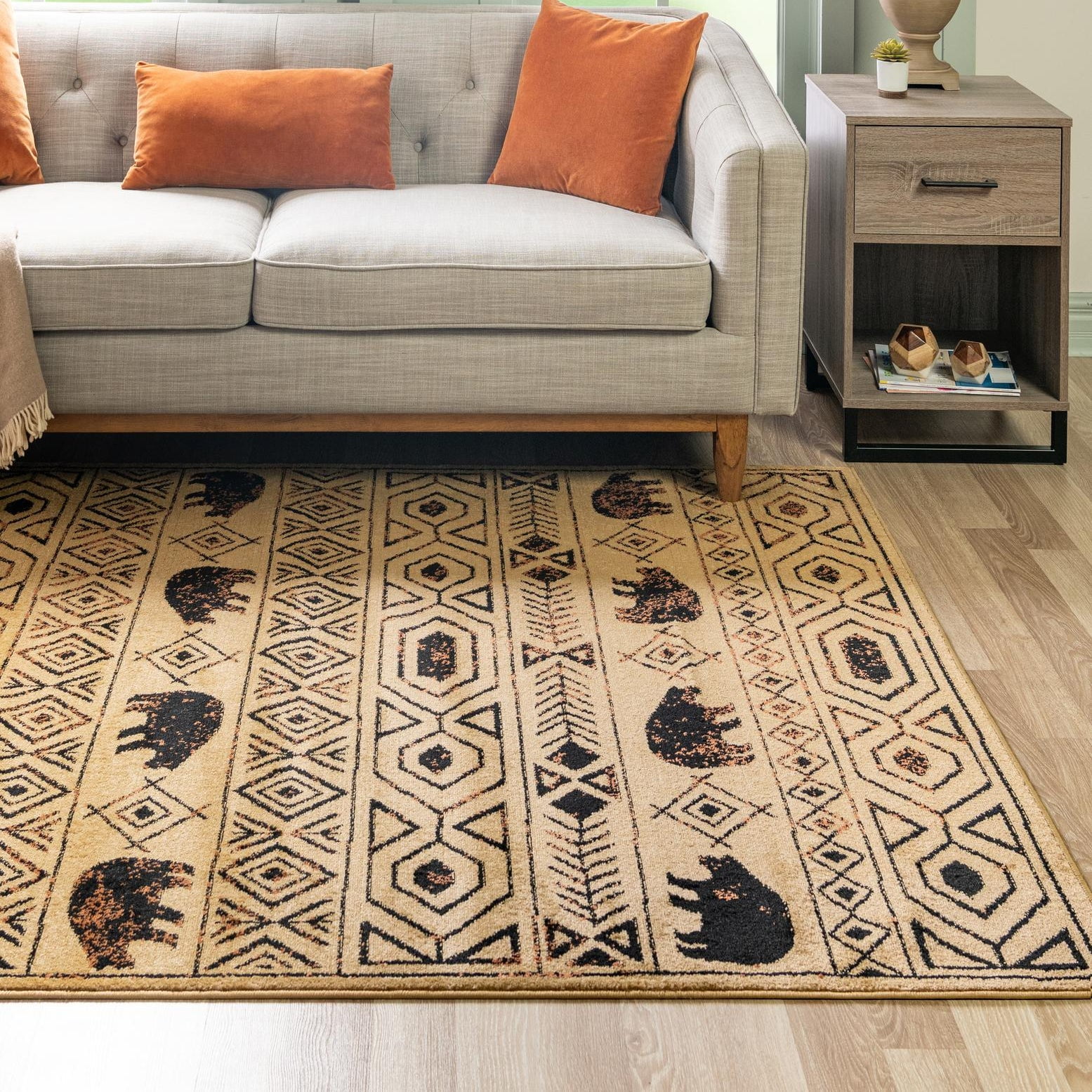 Unique Loom Pioneer Collection Area Rug - Yellowstone (7' 1" x 10 ...