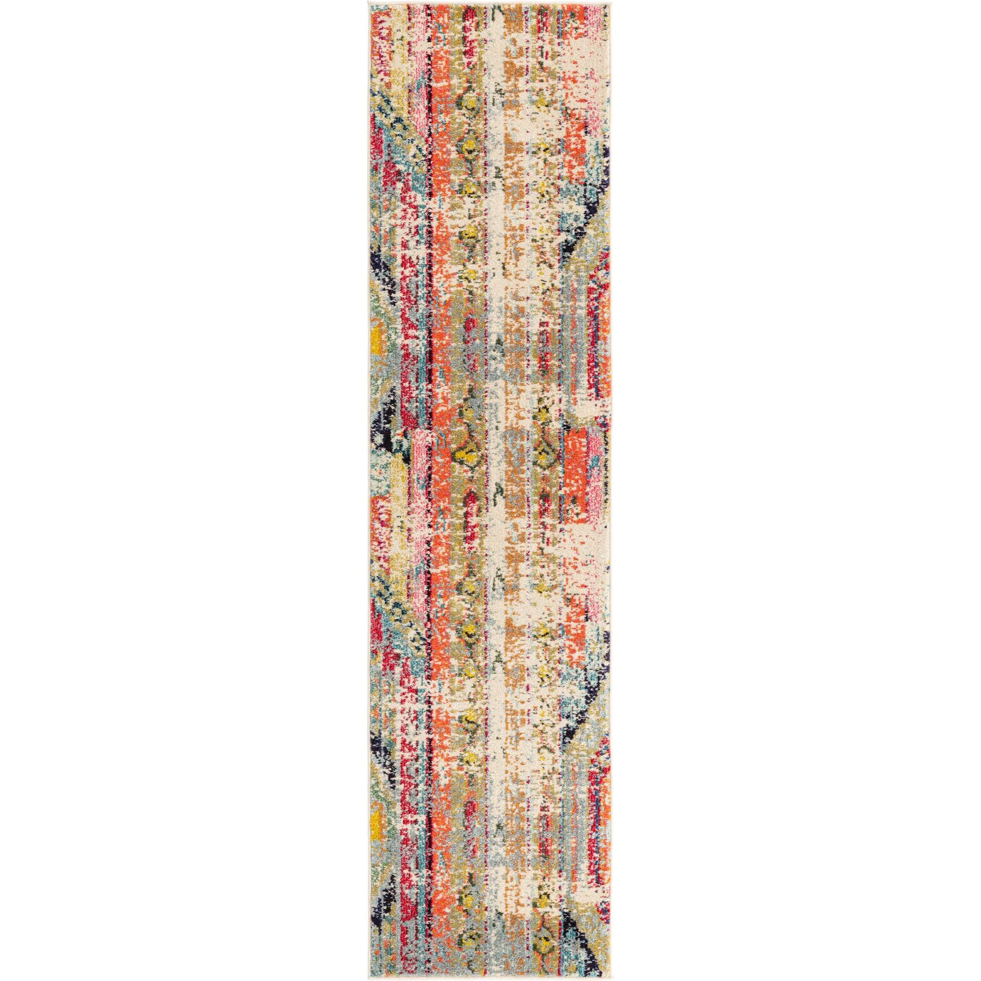 Unique Loom Bushwick Brighton Contemporary Geometric Area Rug or Runner ...