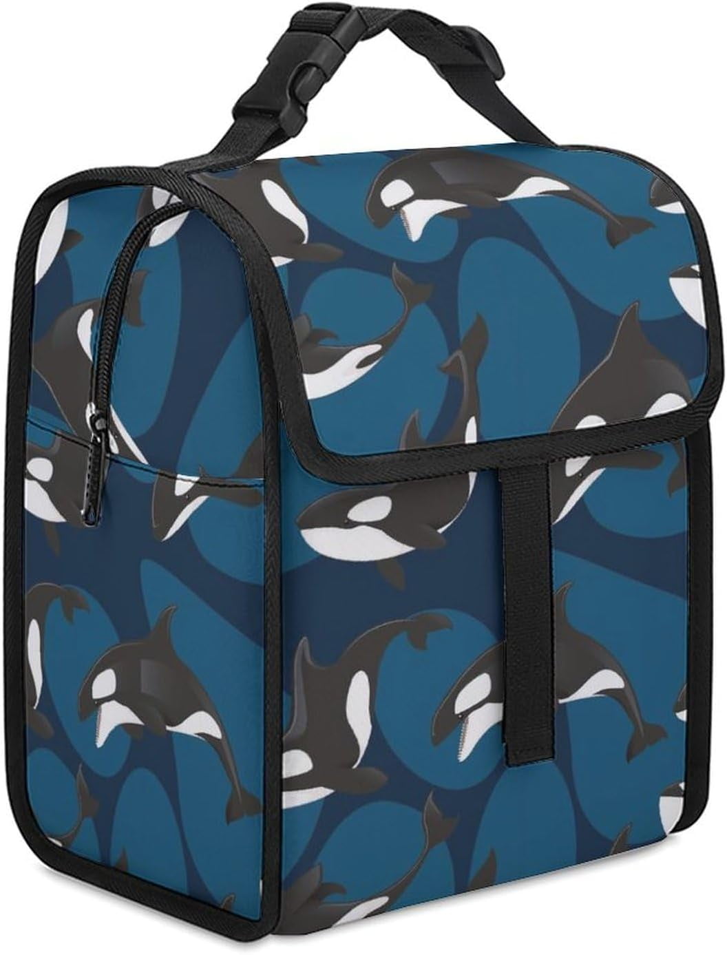 Unique Lunch Box Tote Bag Ocean Orca Killer Whale, Insulated Thermal ...