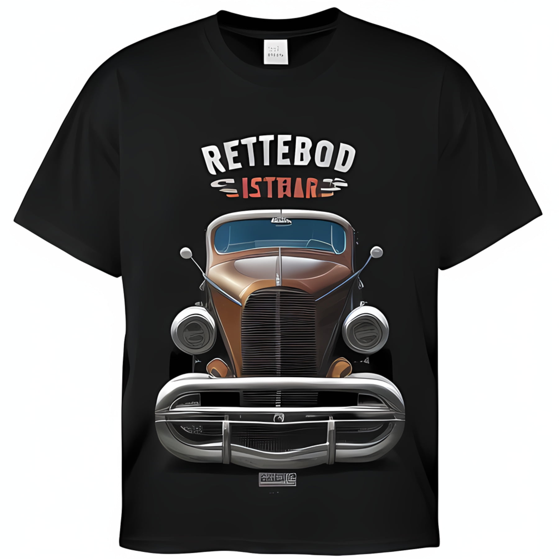Unique METTeeB Heyvad Ilobby Style Ratrod Design Black T-Shirt Vector ...