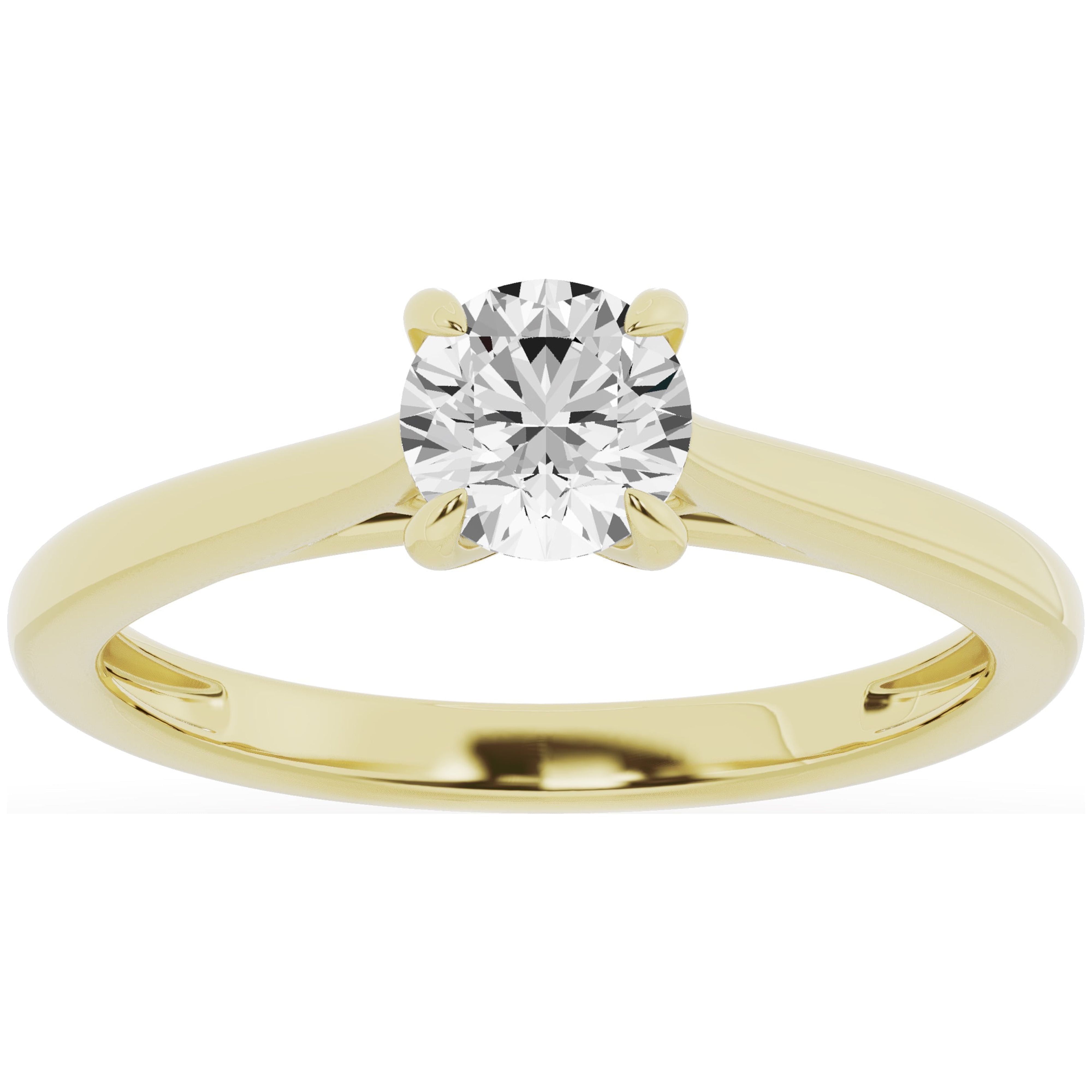 Unique Moments 0.75 Carat Solitaire 4-Prong Lab Grown Diamond ...