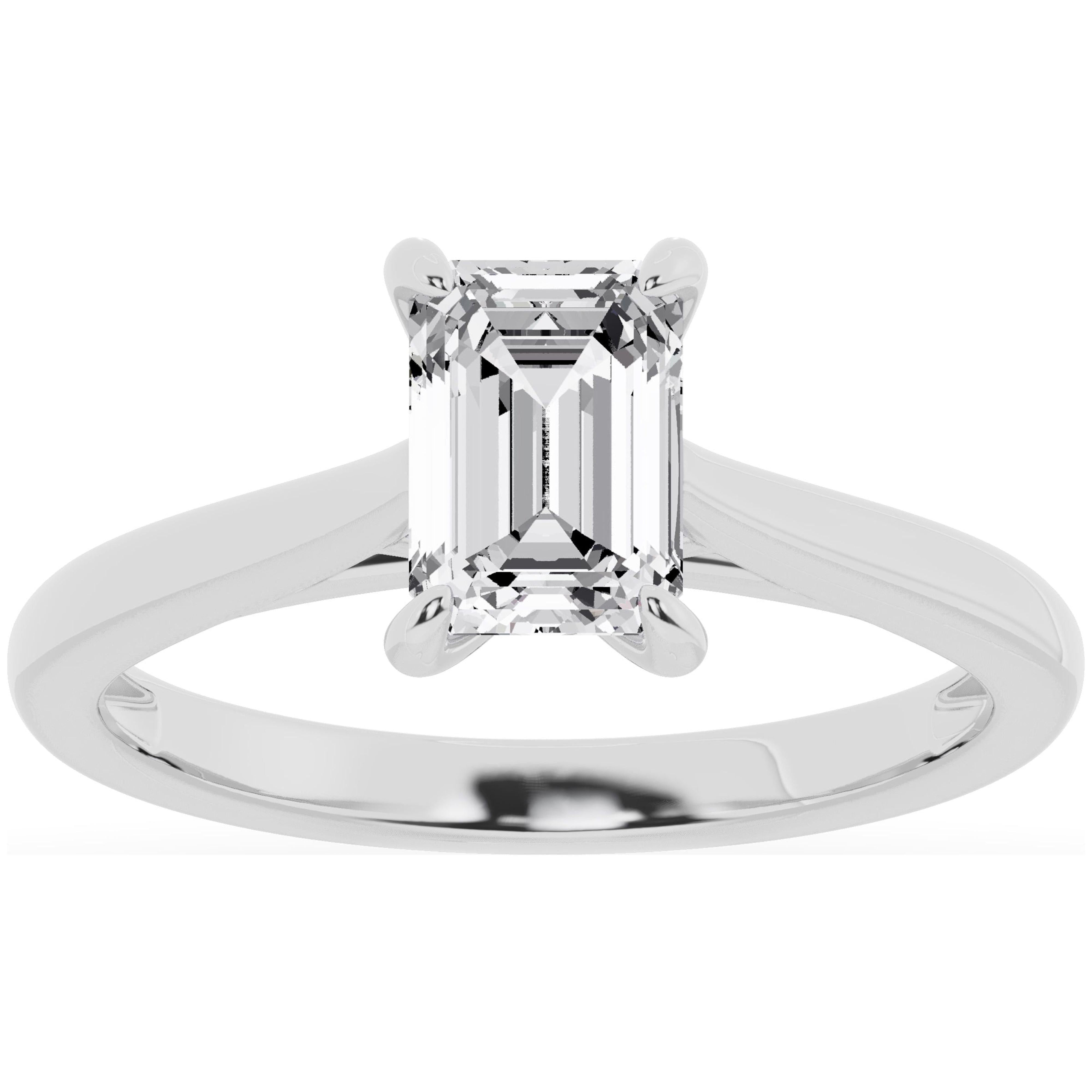 Unique Moments 1.25 ct Lab Grown Radiant Shaped Diamond Engagement Ring ...