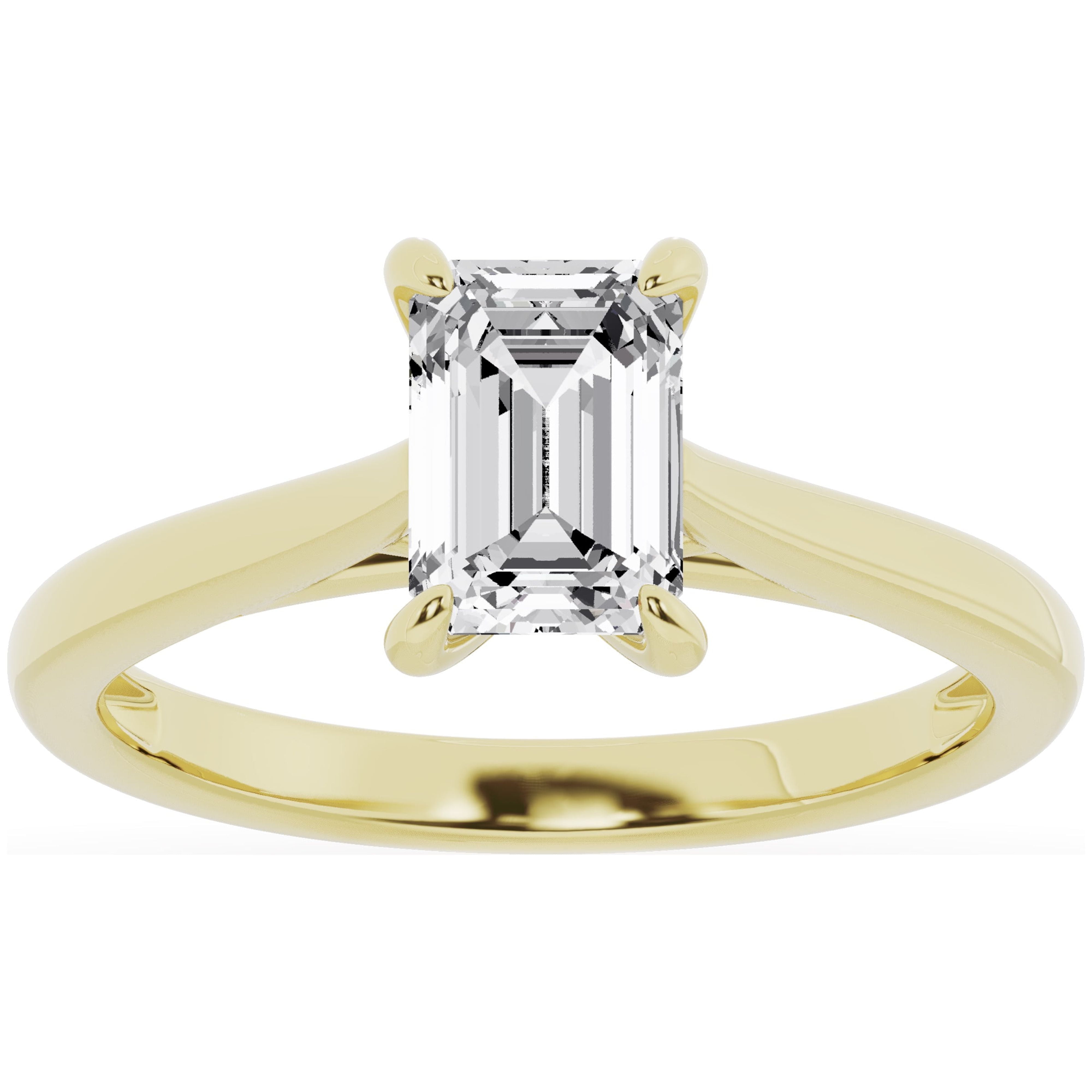 Unique Moments 1.25 ct Lab Grown Radiant Shaped Diamond Engagement Ring ...