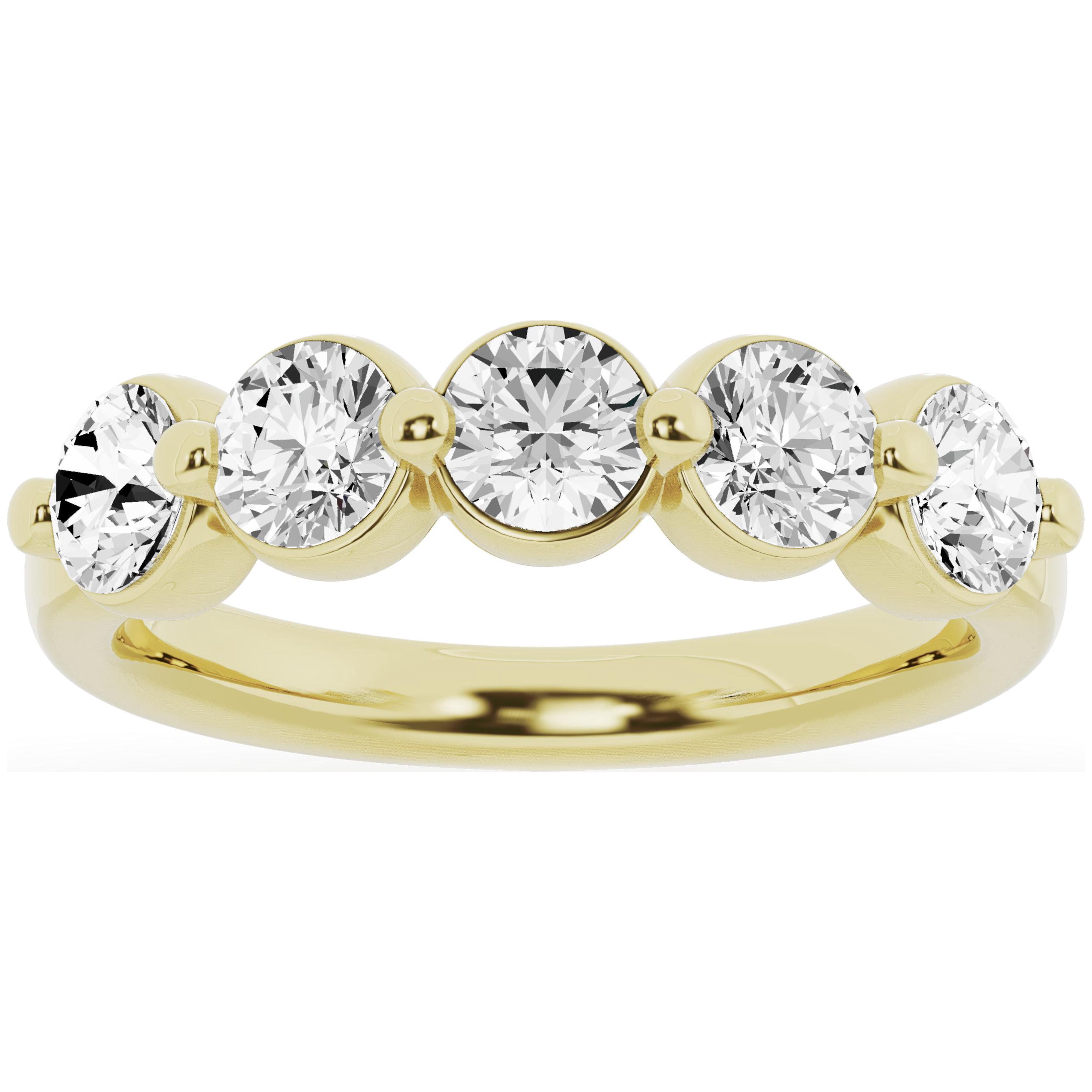 Unique Moments 2ct Diamond Wedding Ring Stackable Womens Anniversary ...