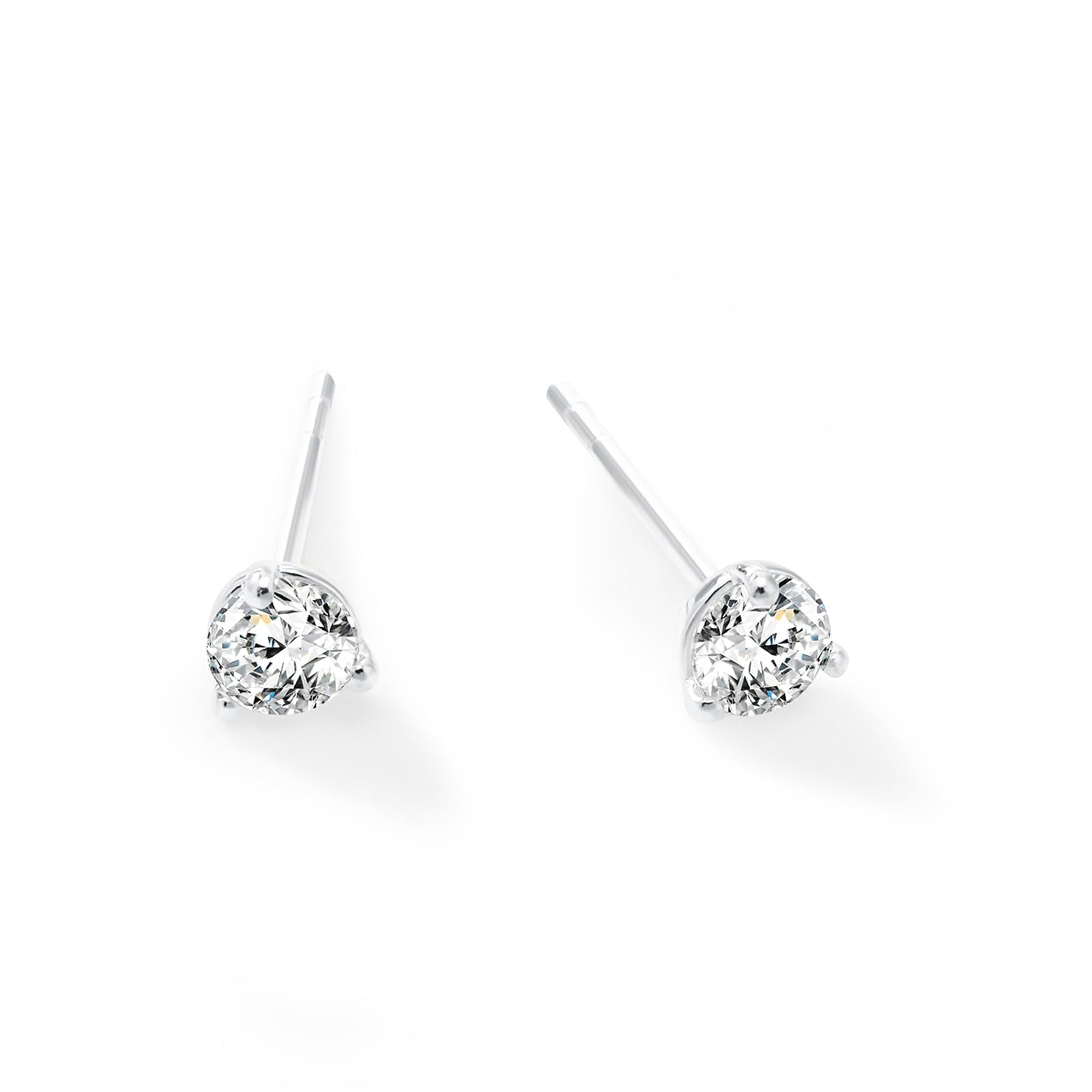 Unique Moments Lab Grown Diamond Accents Stud Earrings for Women ...