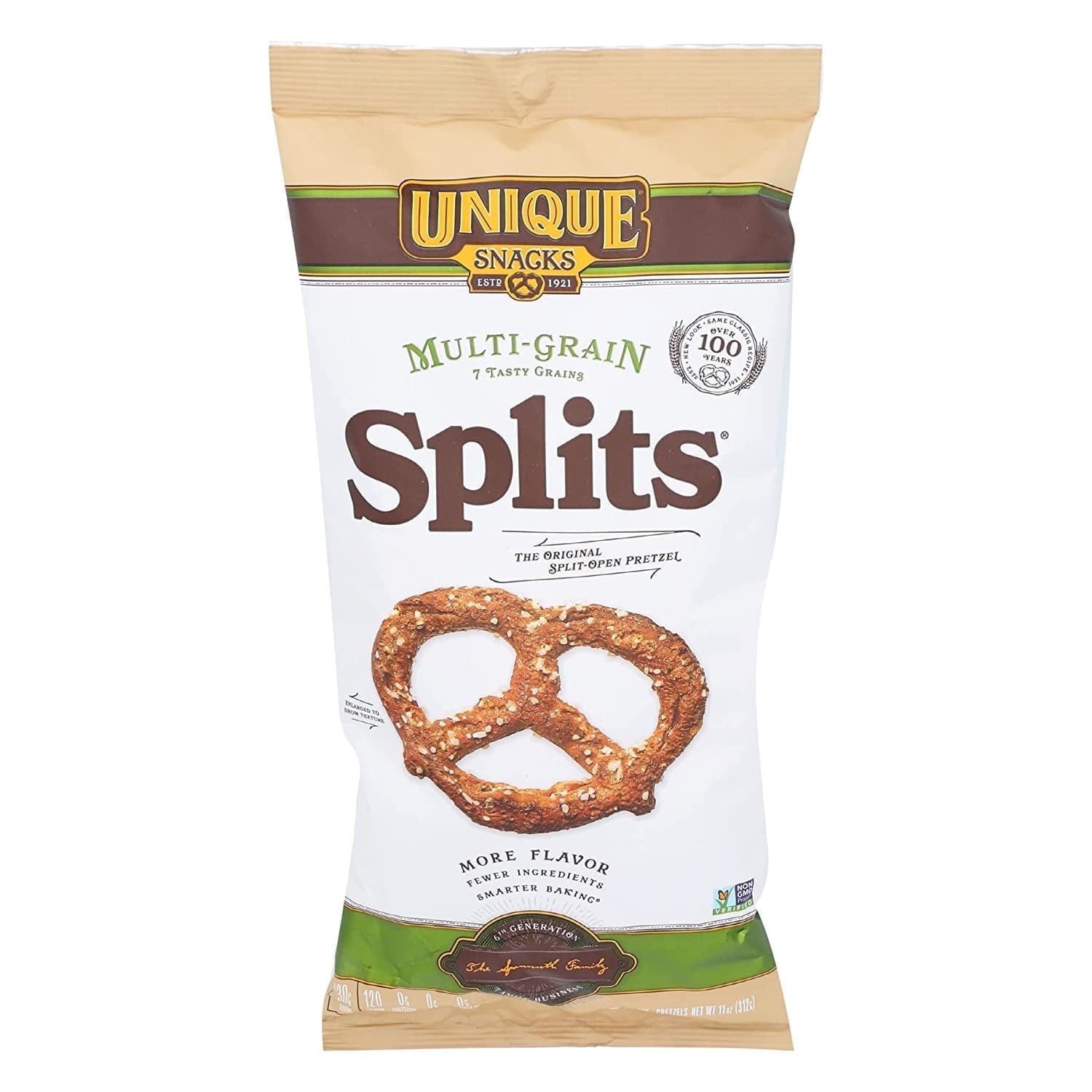 Unique Multi-Grain "Splits" Pretzels - 11 oz Pack of 4 - Walmart.com