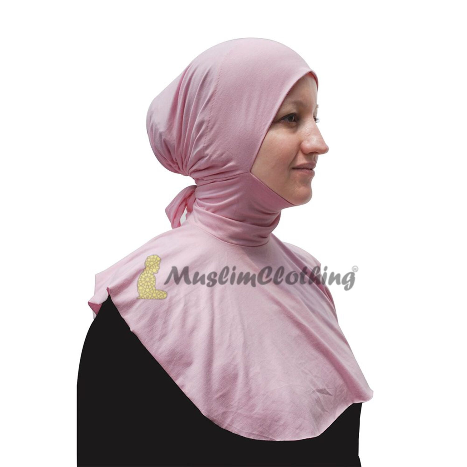 Unique Ninja Hot Pink Underscarf Tie Behind Neck Tight Style Moroccan ...