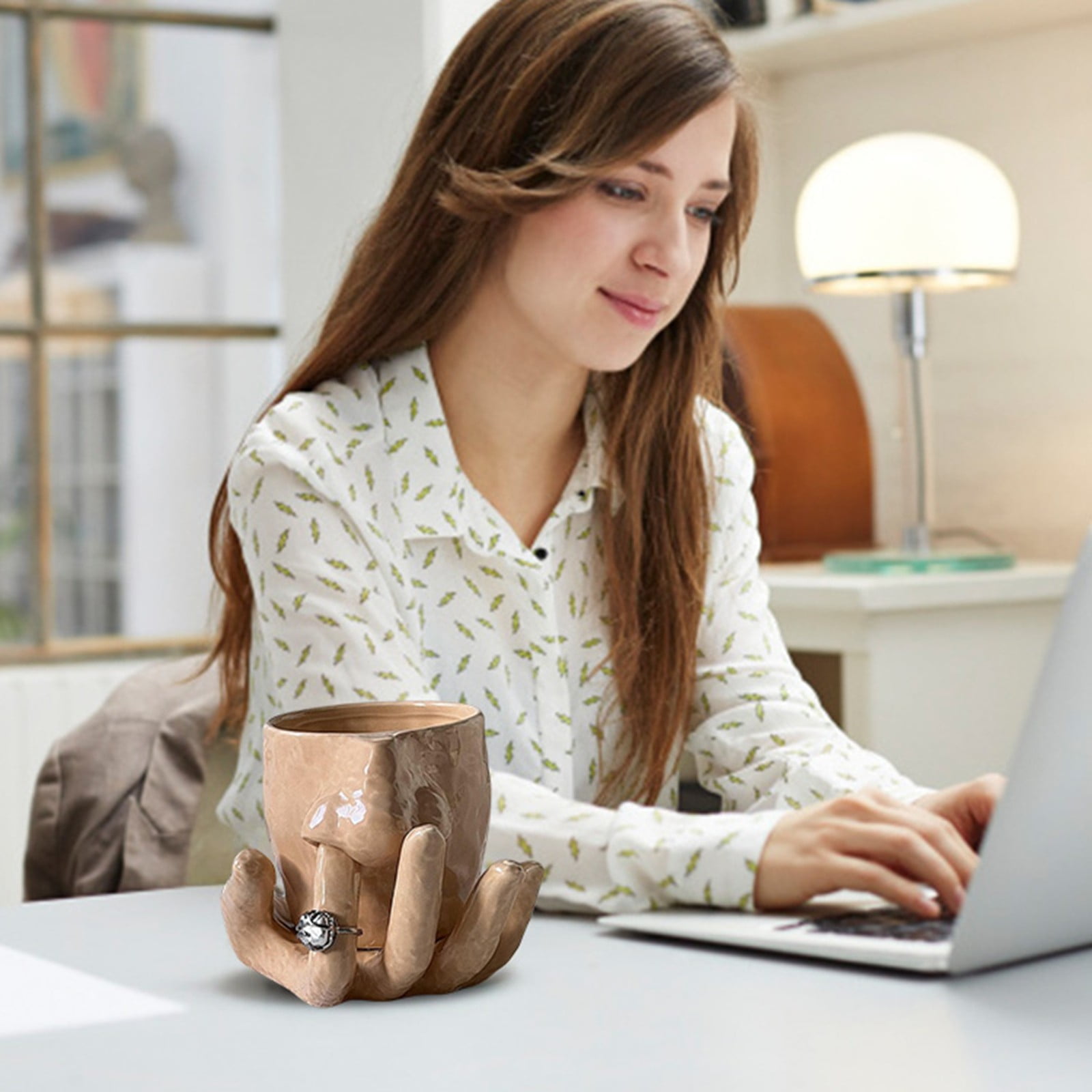 Unique Nose Picking Ceramic Desktop Ornament For Whimsical Home And ...