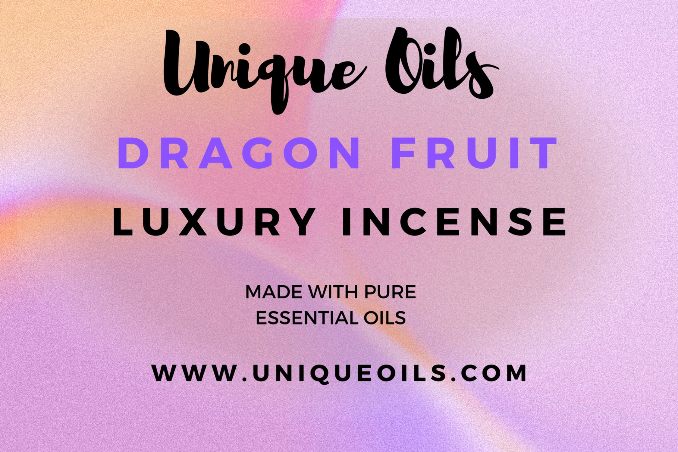Unique Oils Unique Oils Luxury Incense - Dragonfruit (pack of 10 ...