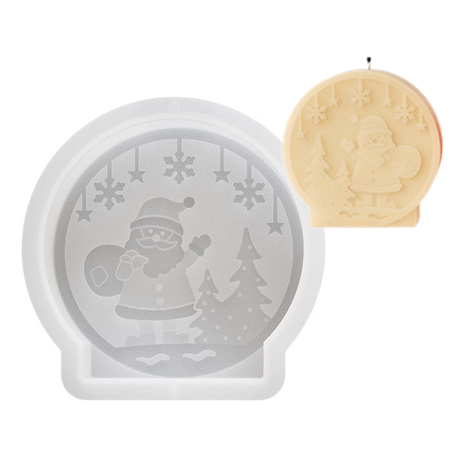 Unique Ornament Molds Christmas Series Figurines Molds Easy Demolding ...