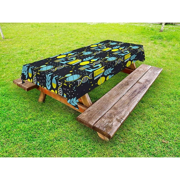 Unique Outdoor Tablecloth Science Class Themed Biology Chemistry and ...