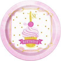 9" Birthday Cheer Party Plates, 8ct - Walmart.com