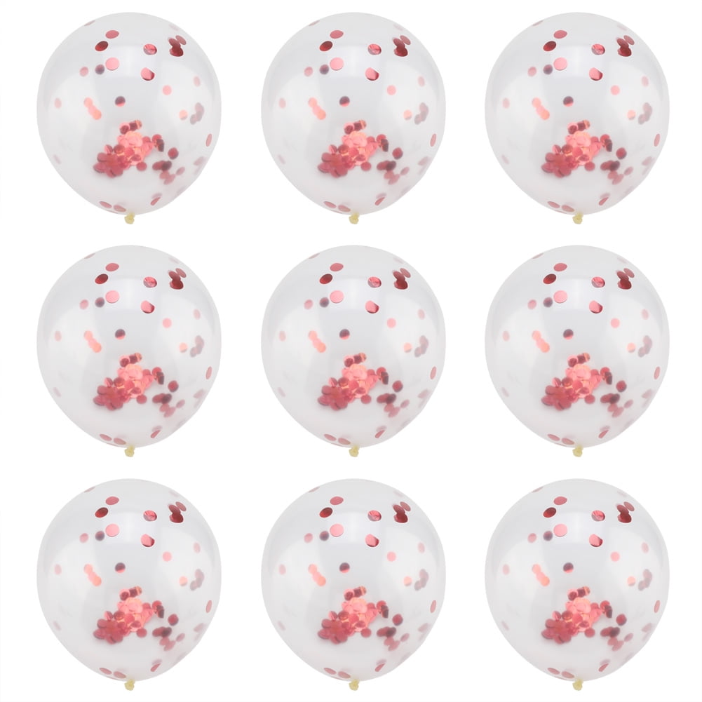 Unique Party Balloons For Graduation Party, Red Confetti Latex Balloons ...