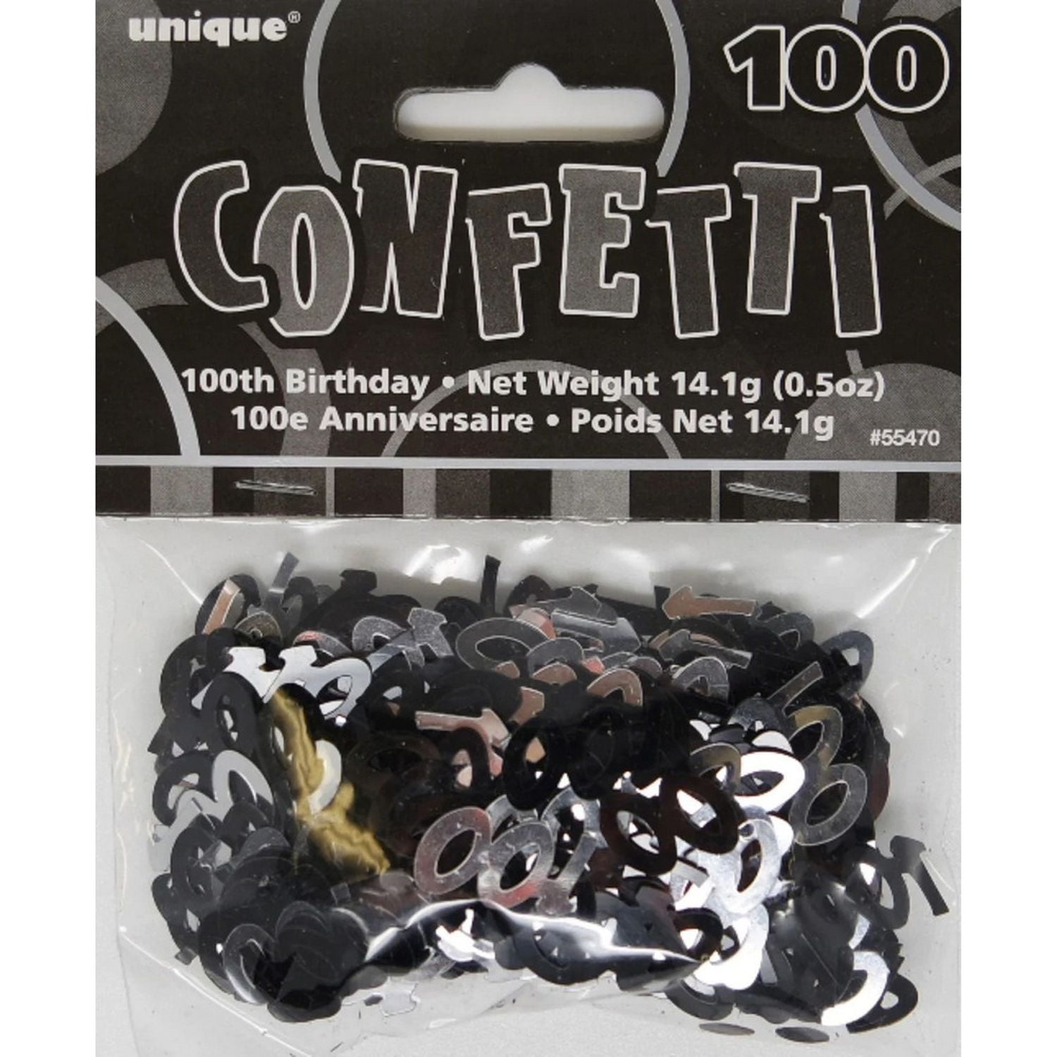 Unique Party Foil Glitz 90th Confetti - Walmart.com