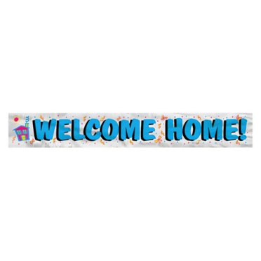 CONFETTI WELCOME BANNER - Walmart.com
