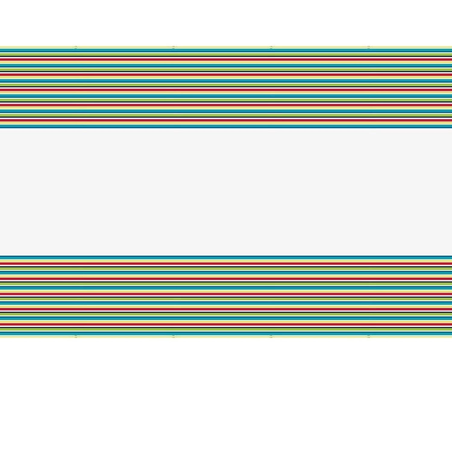 Unique Party Peppy Theme Plastic Rectangular Party Table Cover ...