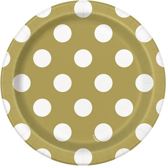 Red Polka Dot Plates