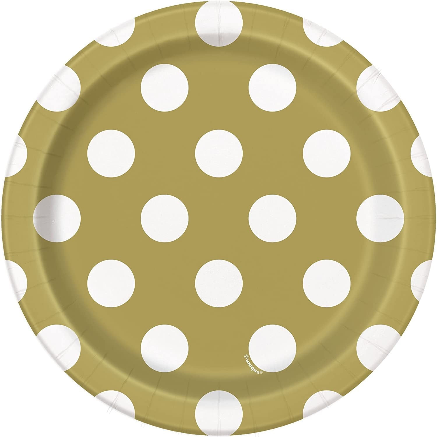 Unique Party Polka Dot Party Plates (Pack of 8) - Walmart.com