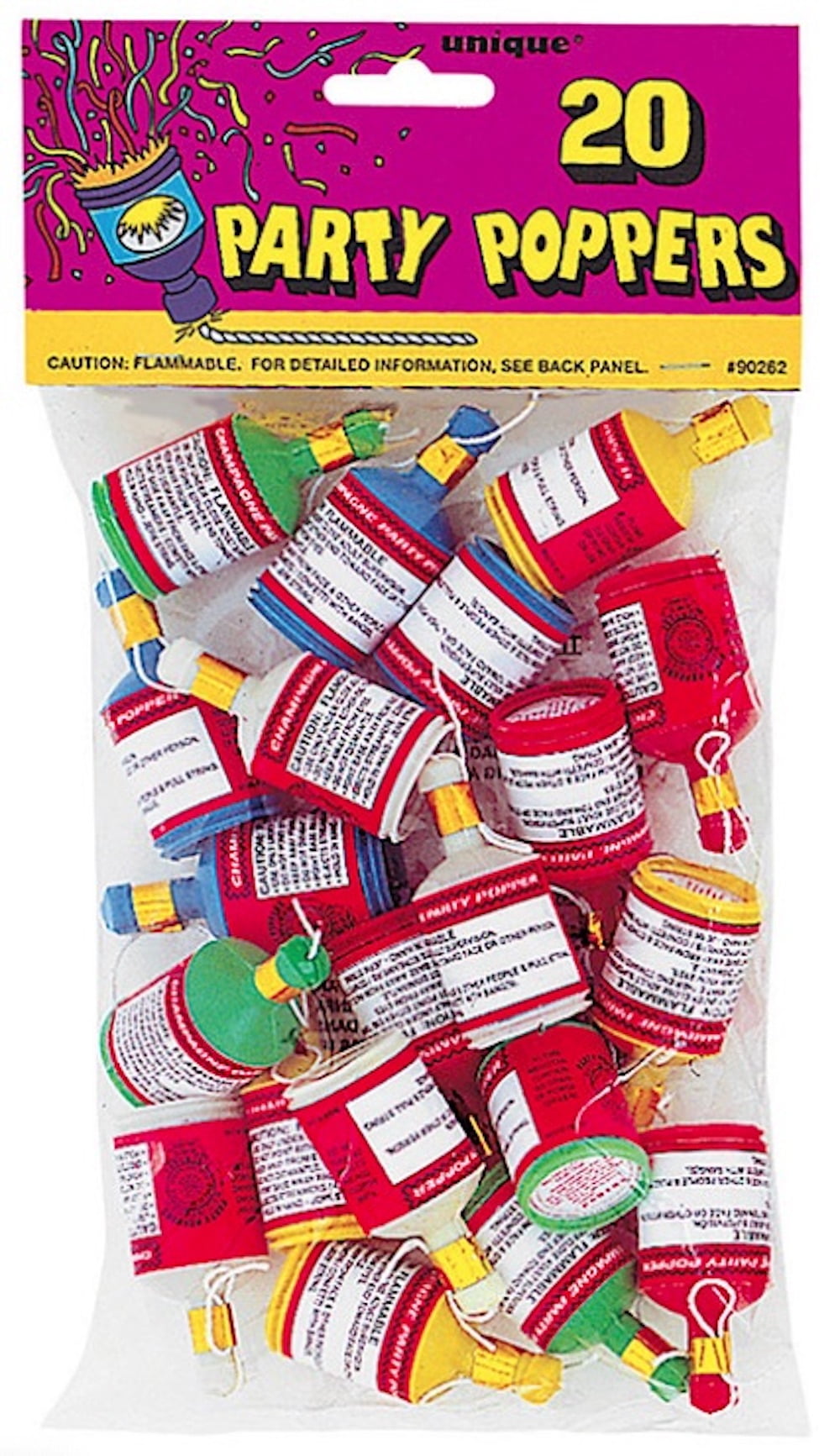 Unique Party Poppers (Pack of 3) - Walmart.com