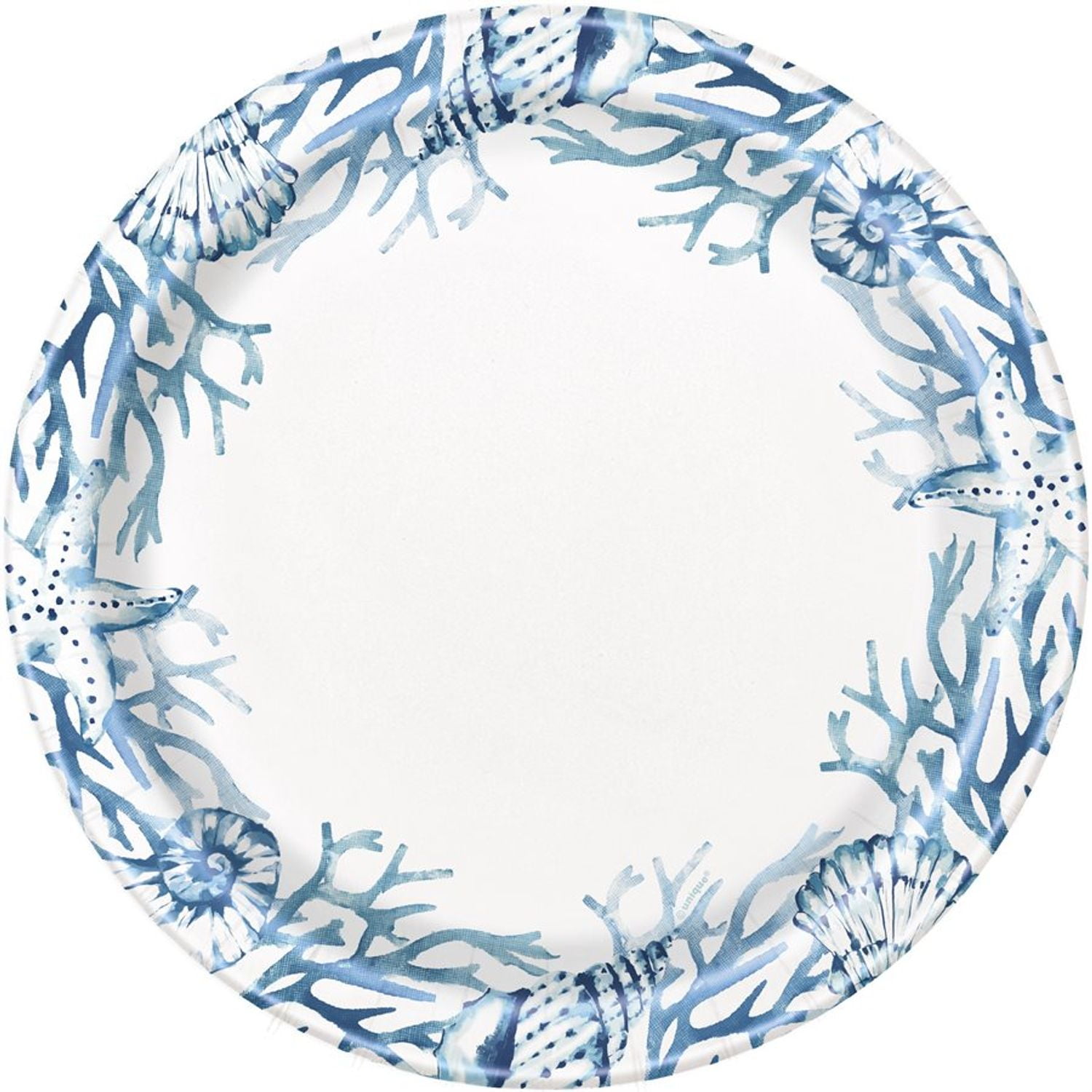 Unique Party Reefs Dinner Plate (Pack of 8) - Walmart.com