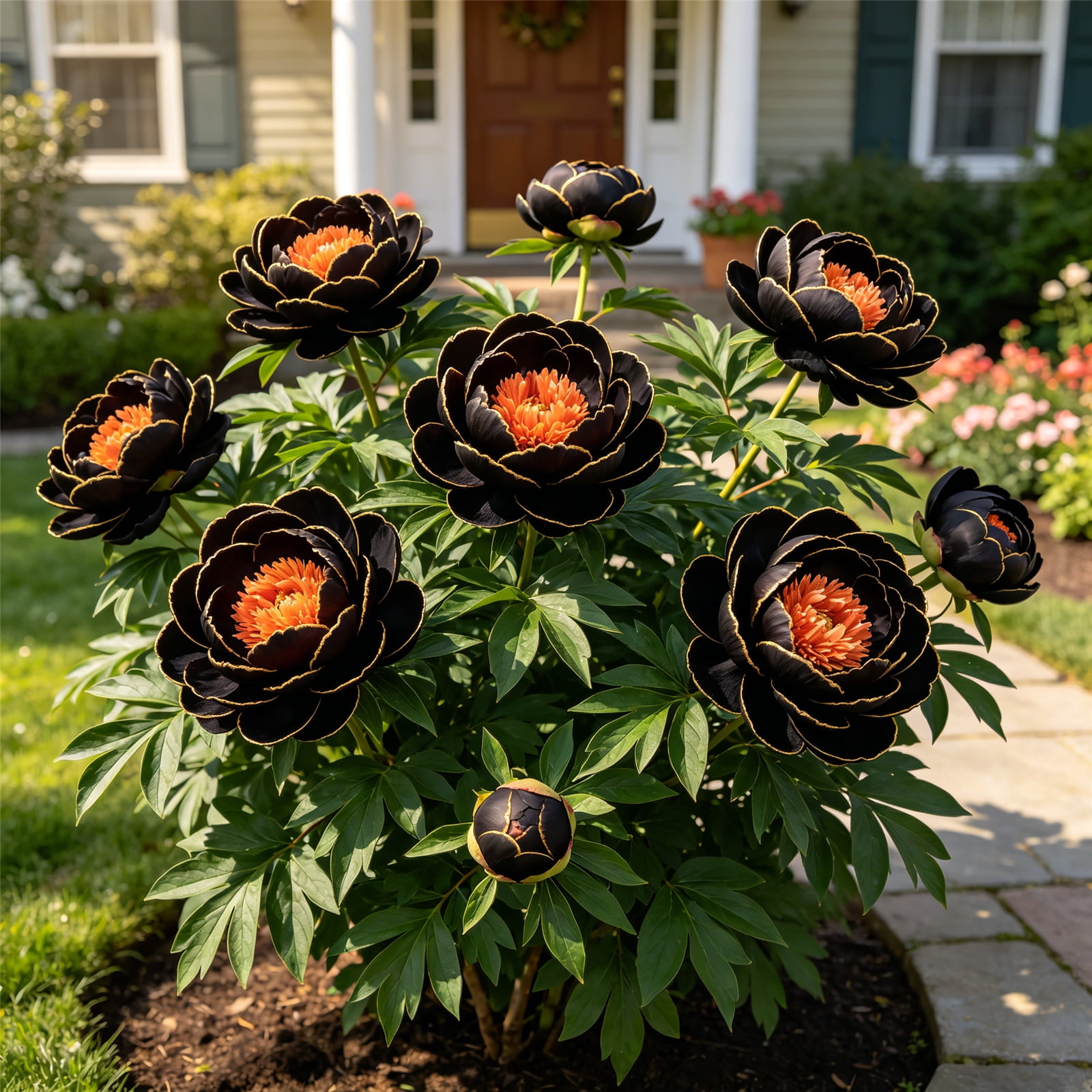 Unique Peony for Planting-Premium Garden Stake-Ornamental-Home ...