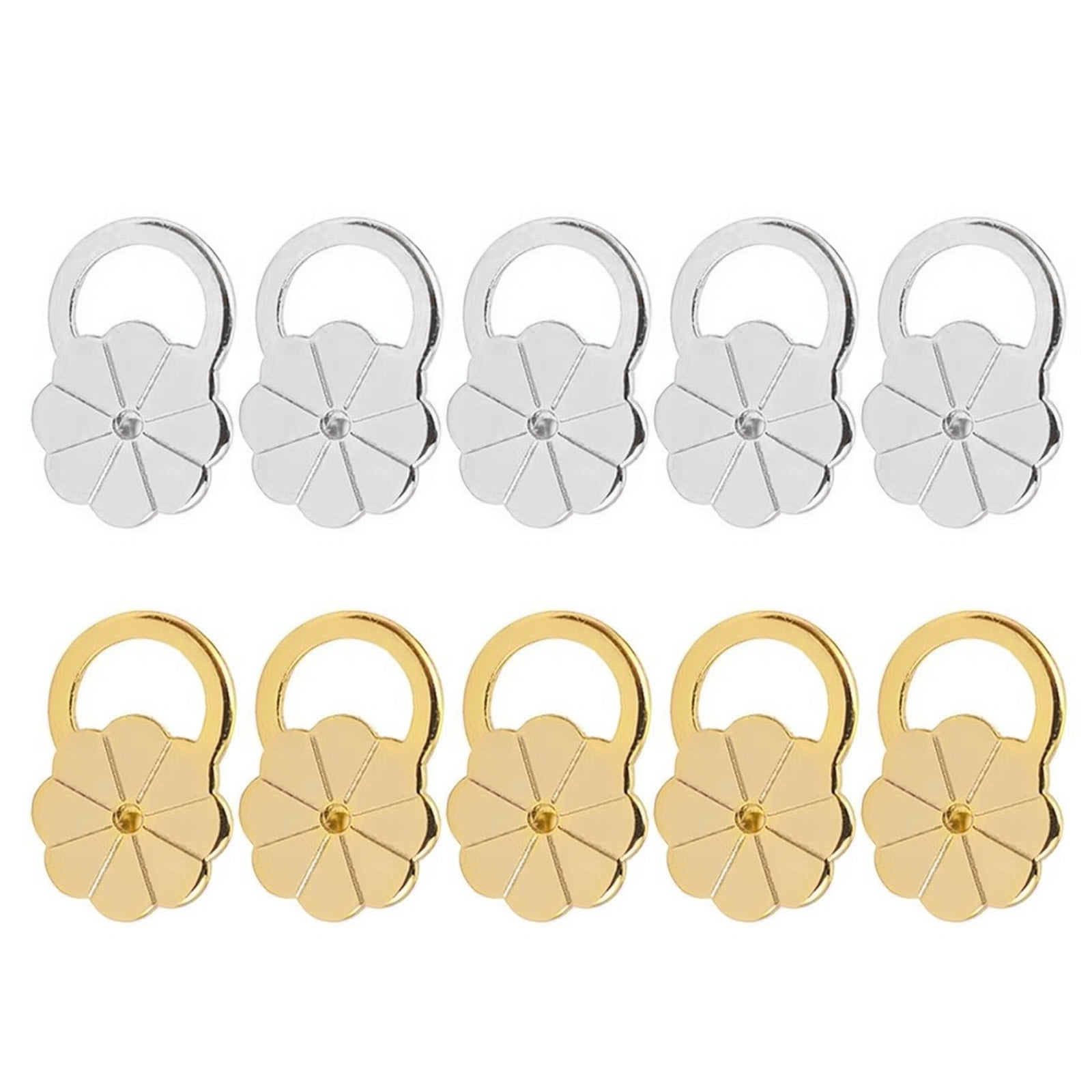 Unique Pigs Nose/Flower Shaped Backs Elegant Earring Backs for Improved ...