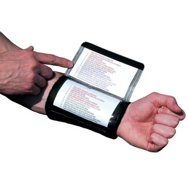 Quarterback Playbook Insert Wristband, 6.5" Large - Walmart.com