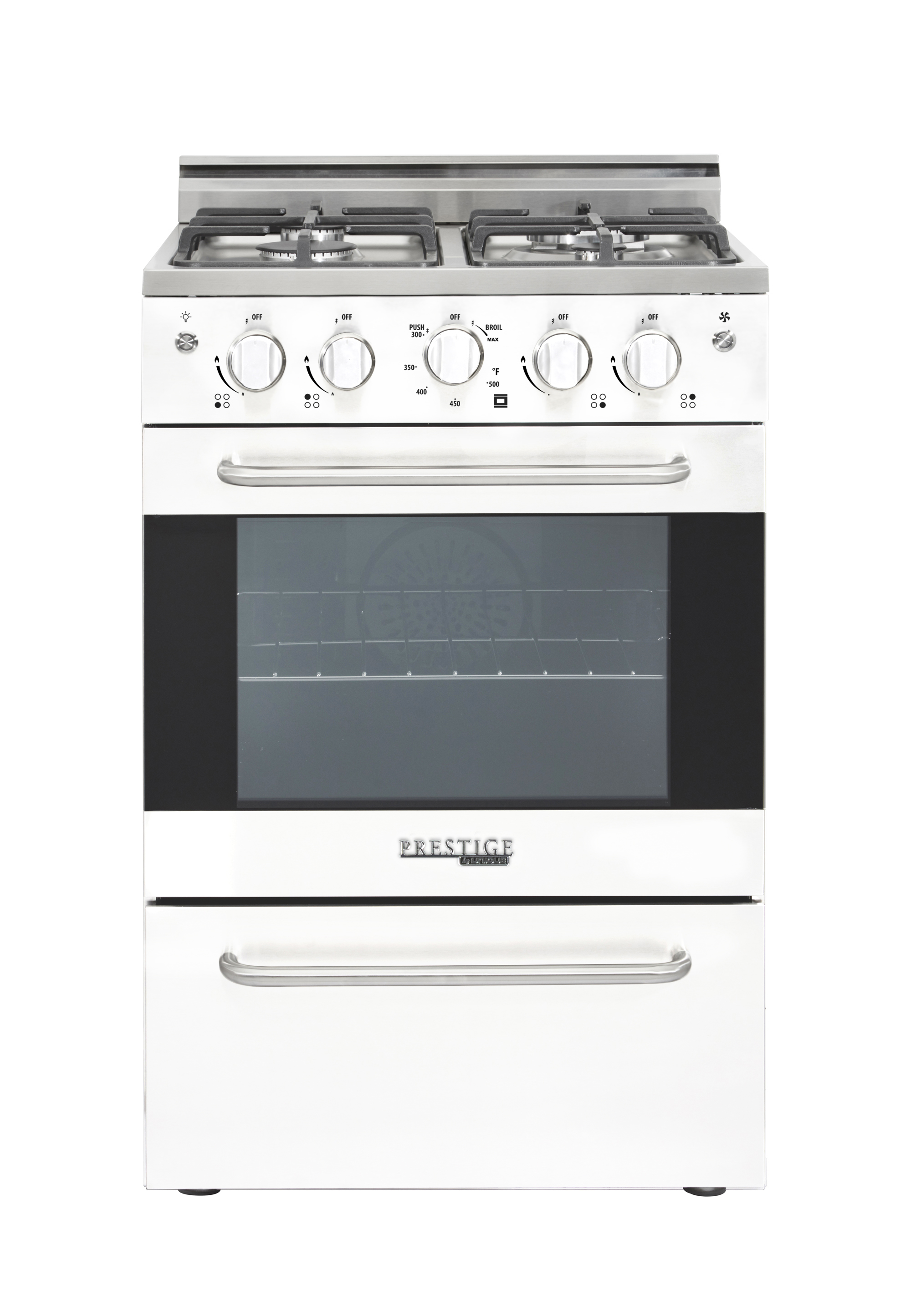 Unique Prestige 24" 2.3 cu/ft Freestanding Electric Range with ...