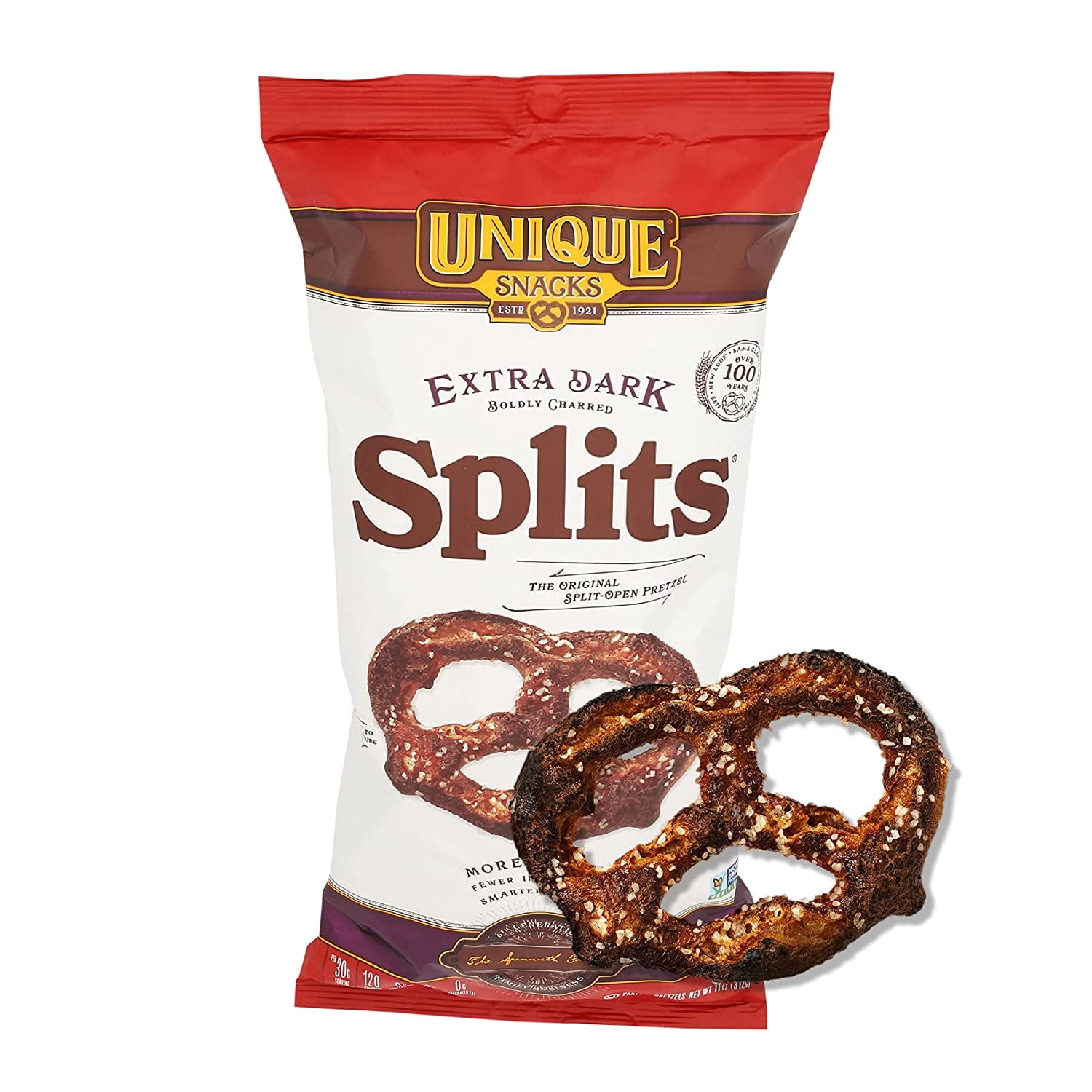 Unique Pretzel Splits Extra Dark -- 11 oz Pack of 2 - Walmart.com