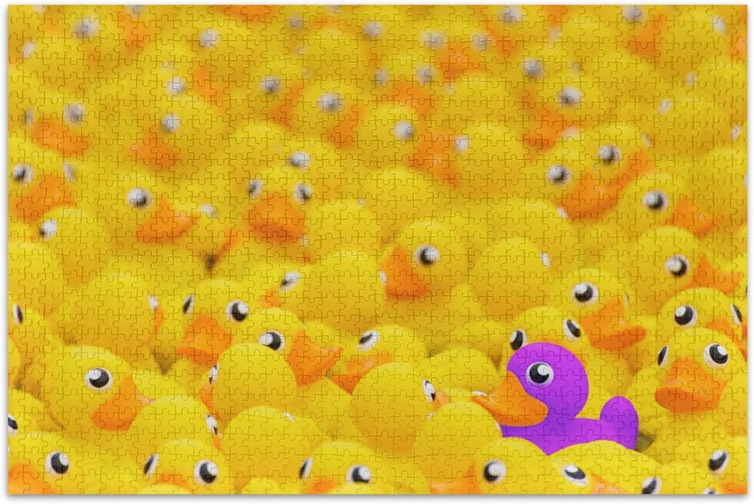 Unique Purple Toy Duck Jigsaw Puzzle 500 Pieces for Adults Teens Kids ...