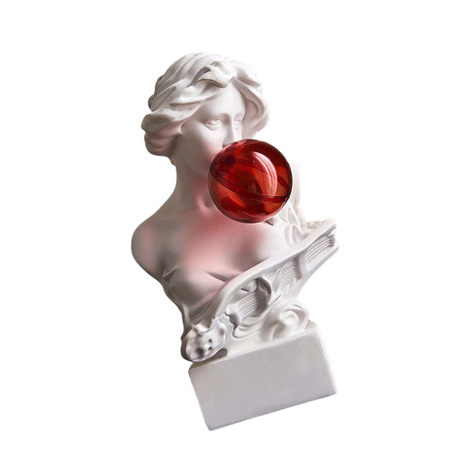 Unique Resins Blowing Bubble Greek Figurine Classical Greek Bust ...