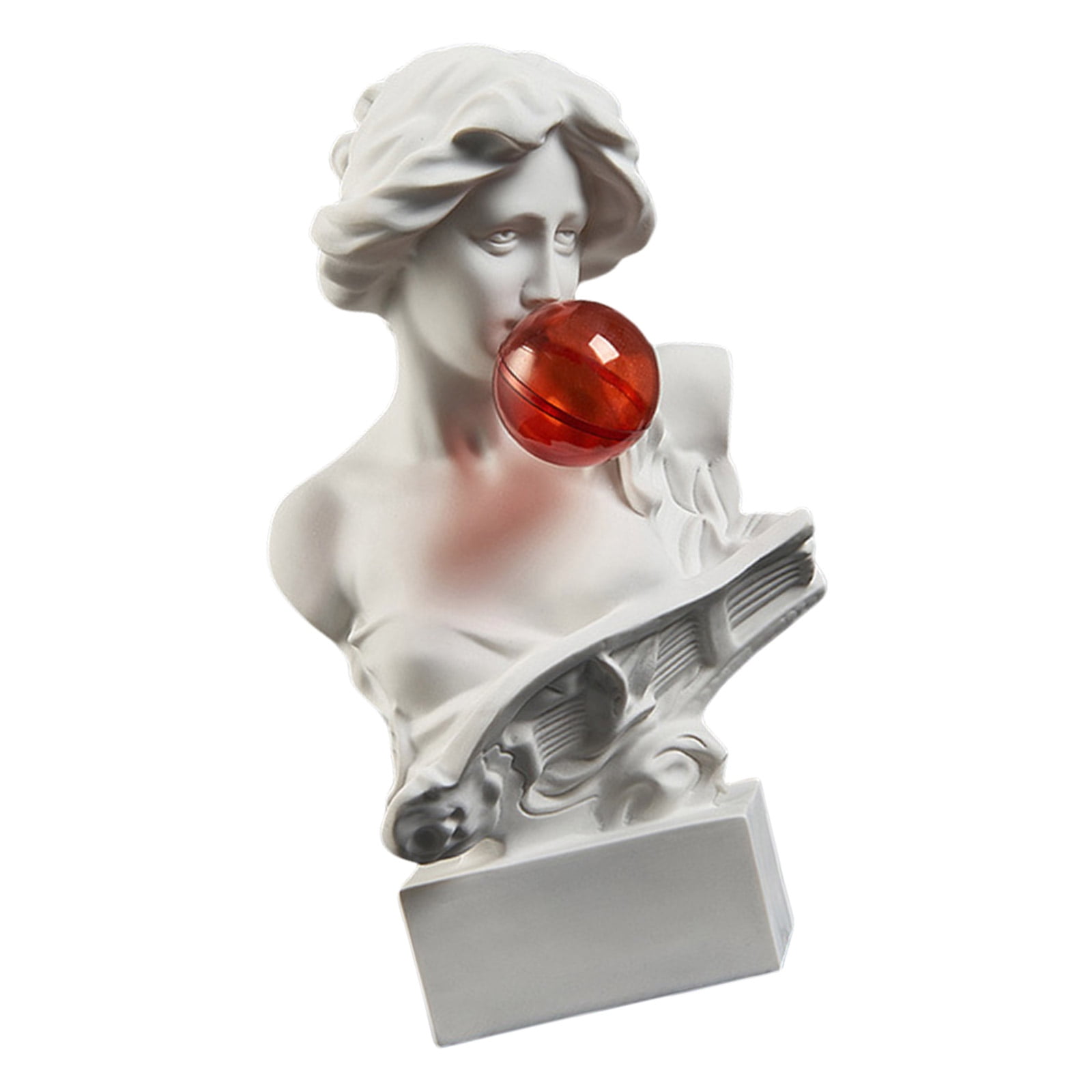 Unique Resins Blowing Bubble Greek Figurine Classical Greek Bust ...
