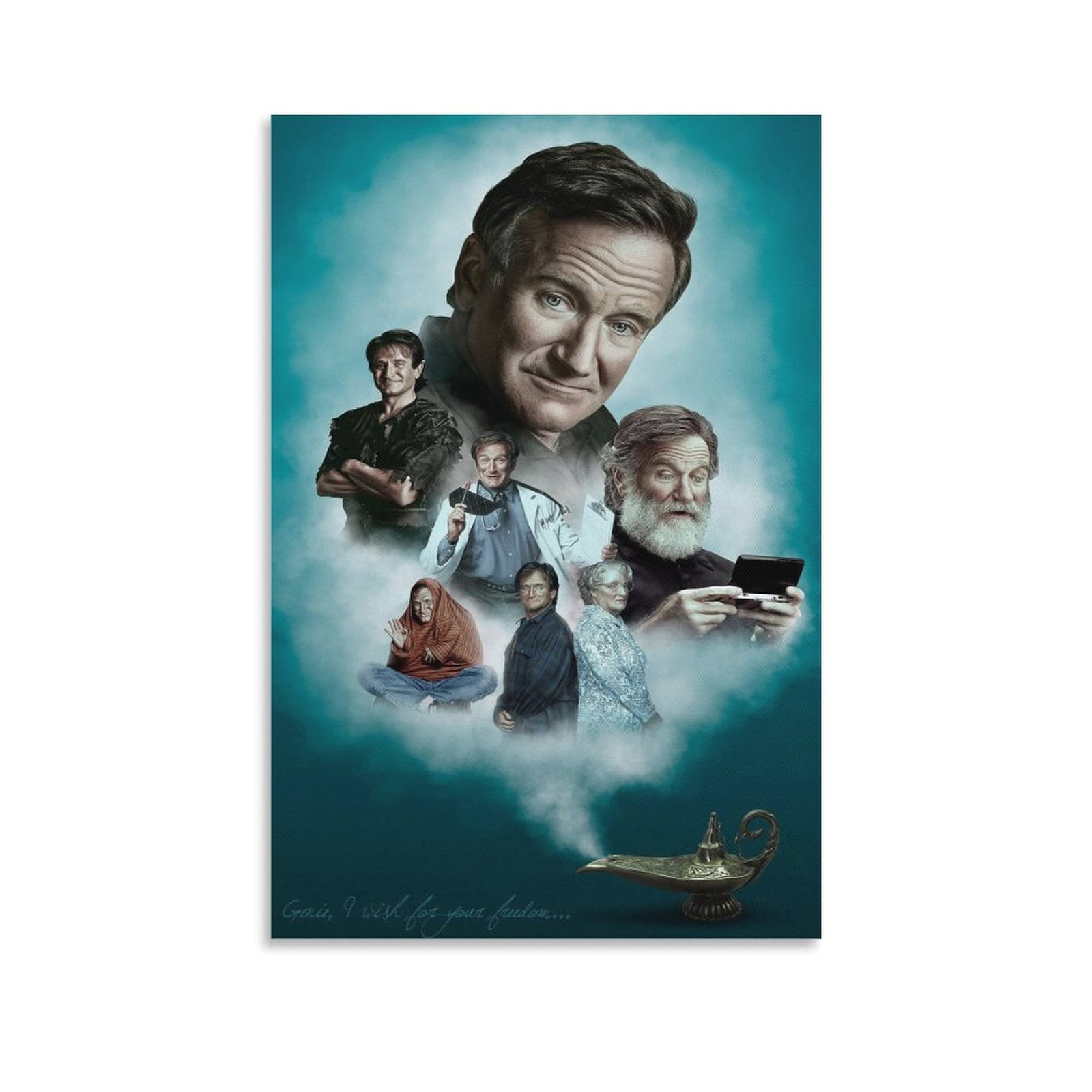 Unique Robin Williams Movie Decor Wall Art Poster Poster Cool Artworks ...