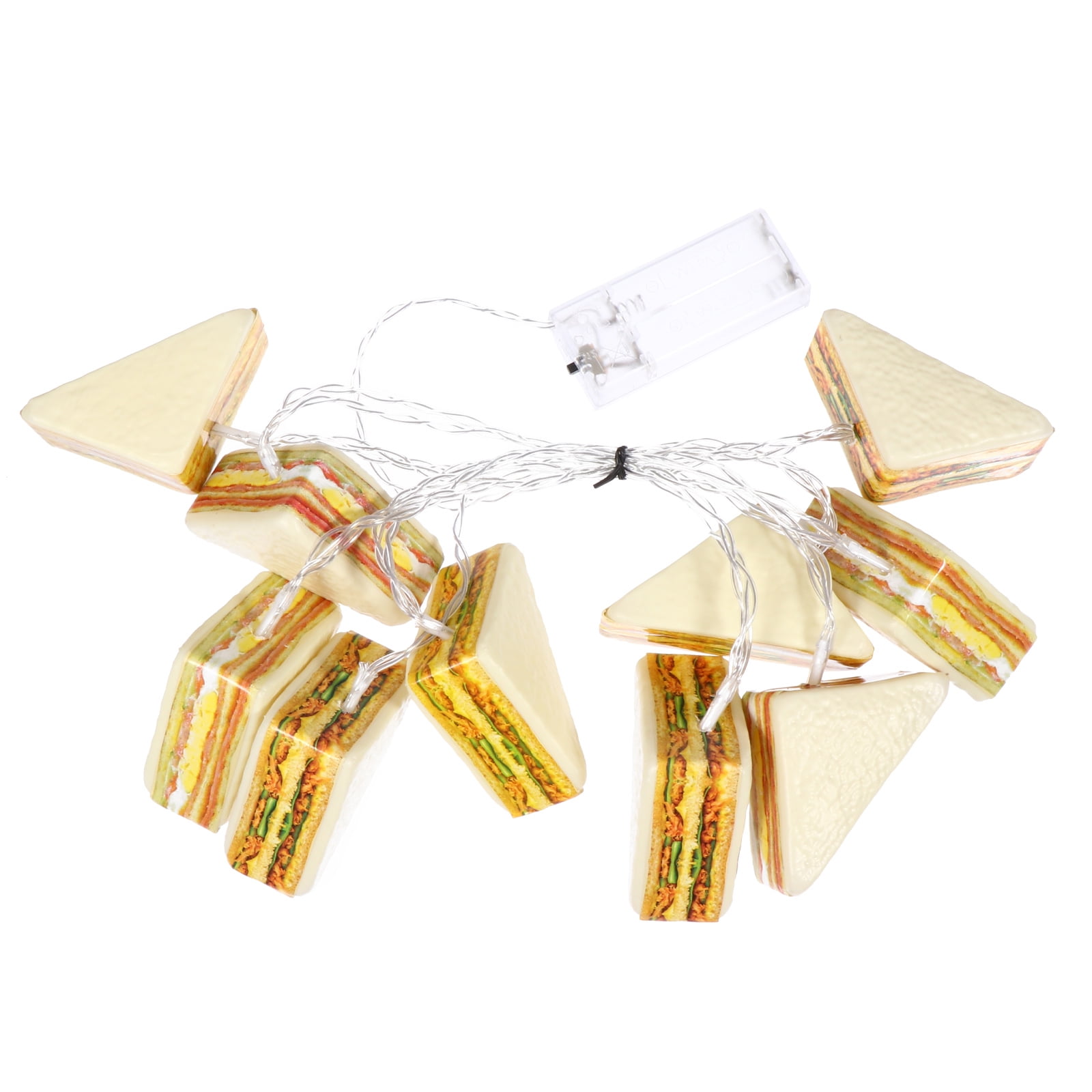 Night Plug Sandwich String Lights Flexible Lamp Food Modeling Child ...