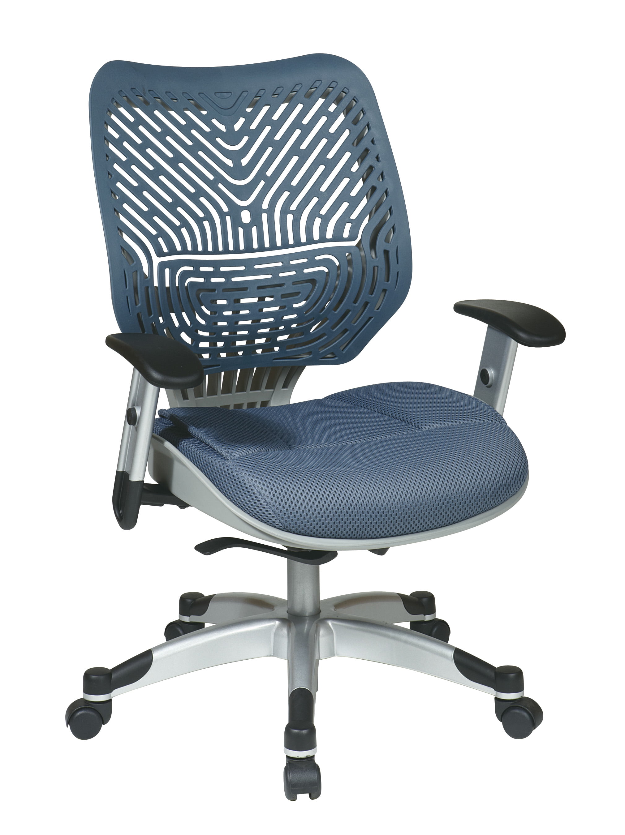 Unique Self Adjusting Blue Mist SpaceFlex¨ Back Managers Chair - Walmart.com