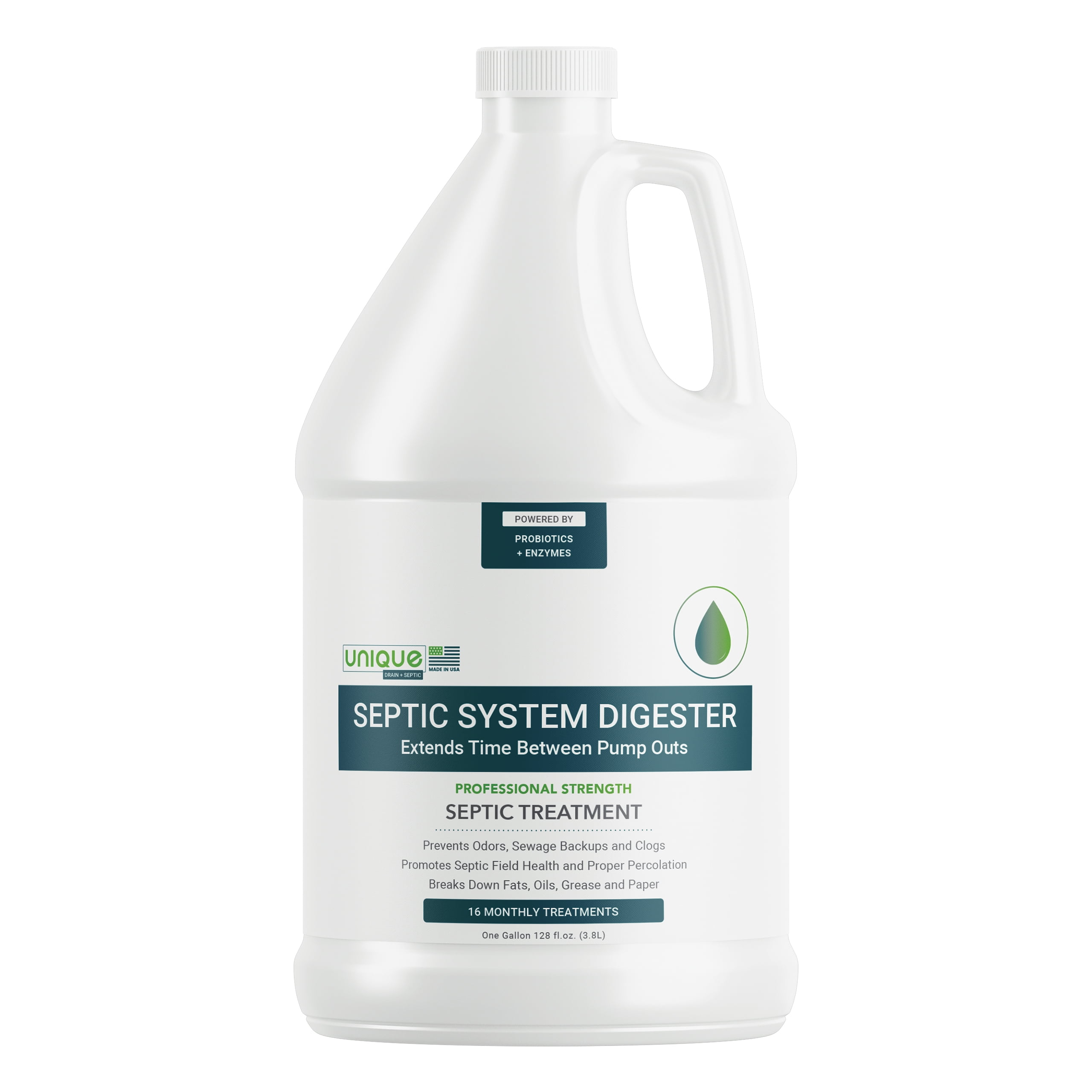 Unique Septic System Digester - Tank Enzymes Cleaner, 16 Monthly ...