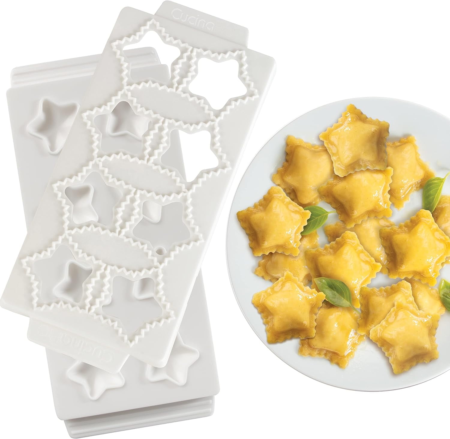 Unique Shaped Ravioli Molds - Mini 2" Stars - Homemade Filled Pasta ...