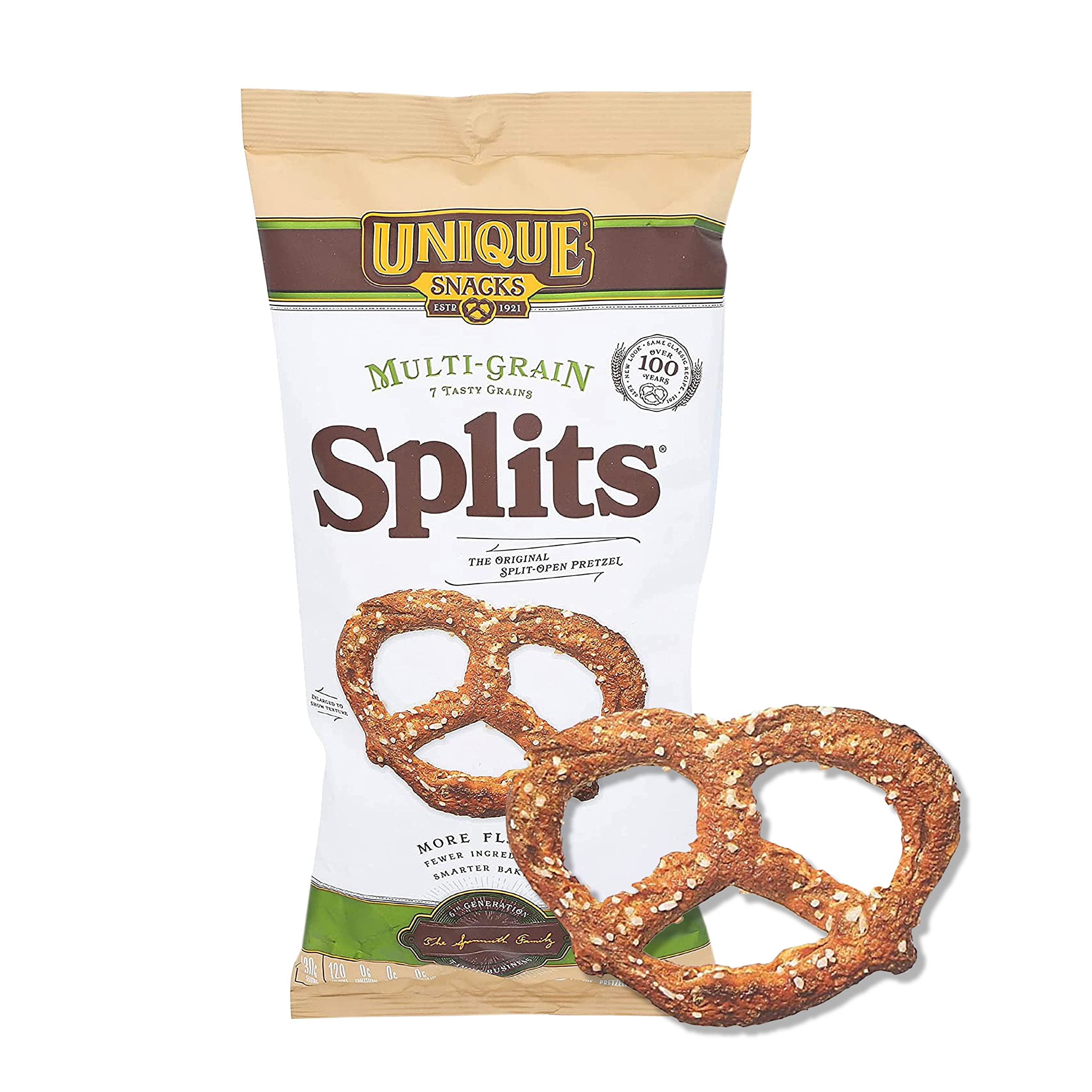Unique Snacks - FEV6 Multi Grain Splits Pretzels, Homestyle Baked ...