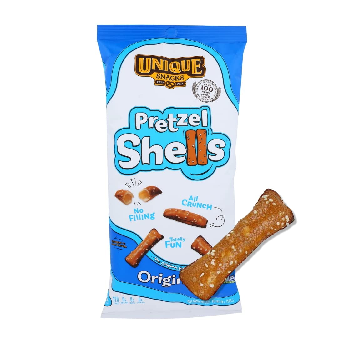 Unique Snacks Original Pretzel IRF13 Shells, Delicious Homestyle Baked ...