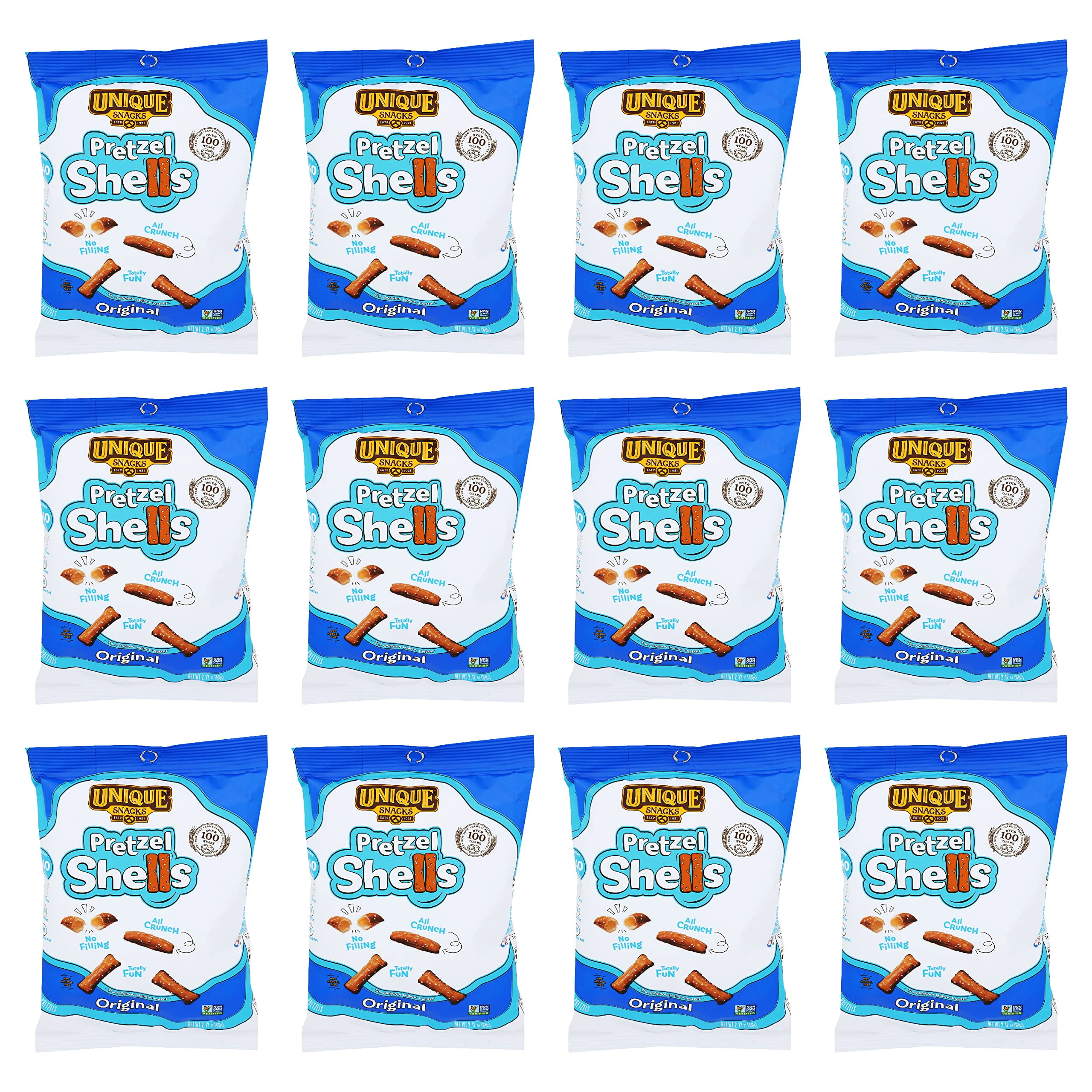 Unique Snacks Original Pretzel SBF3 Shells, Delicious Homestyle Baked ...