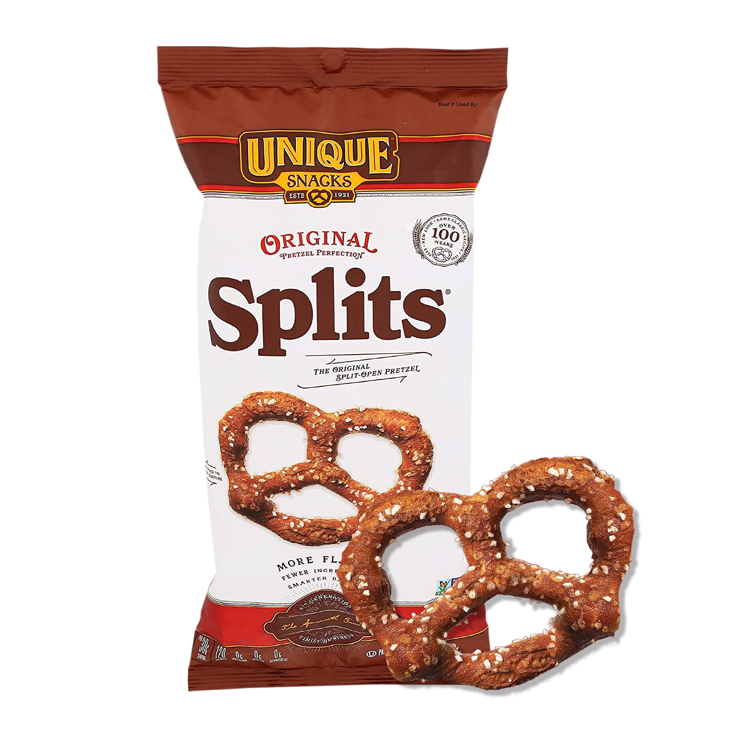 Unique Snacks Original Splits BCF26 Pretzels, Delicious Homestyle Baked ...