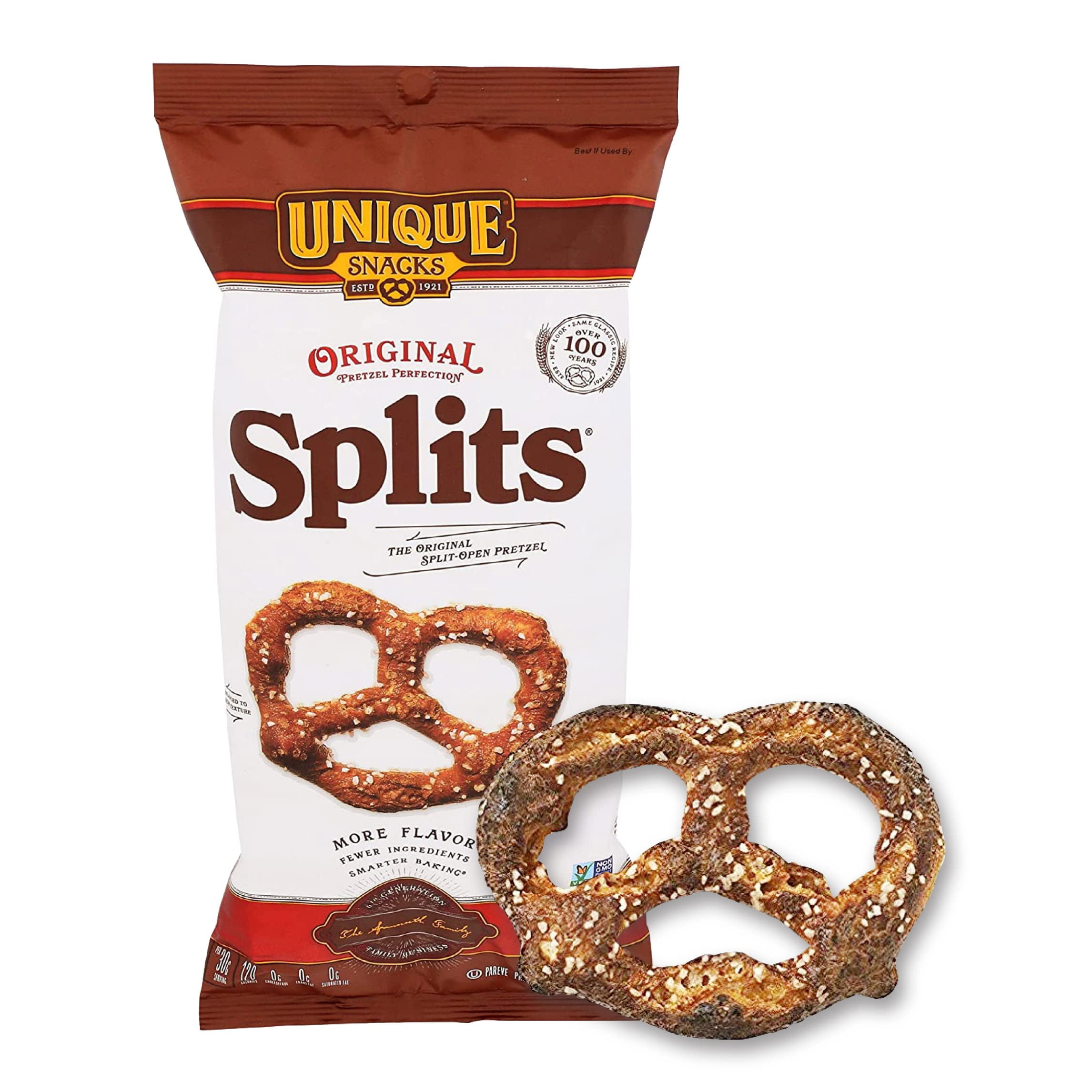 Unique Snacks Original Splits Pretzels, HYZ01 Delicious Homestyle Baked ...